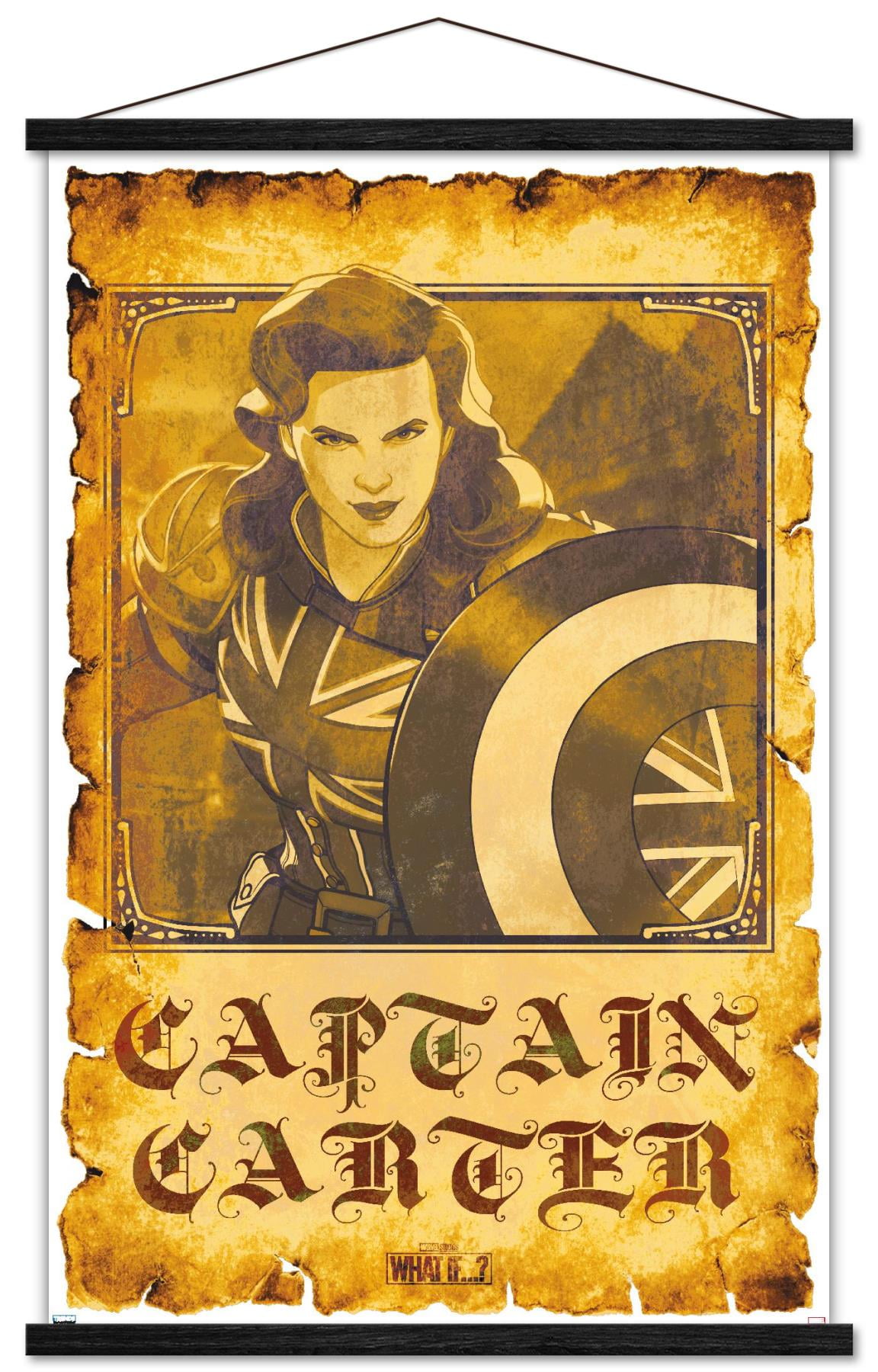Marvel What If: Season 2 - Captain Carter Wall Poster with Magnetic ...