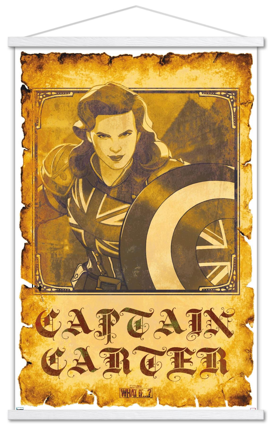 Marvel What If: Season 2 - Captain Carter Wall Poster with Magnetic ...