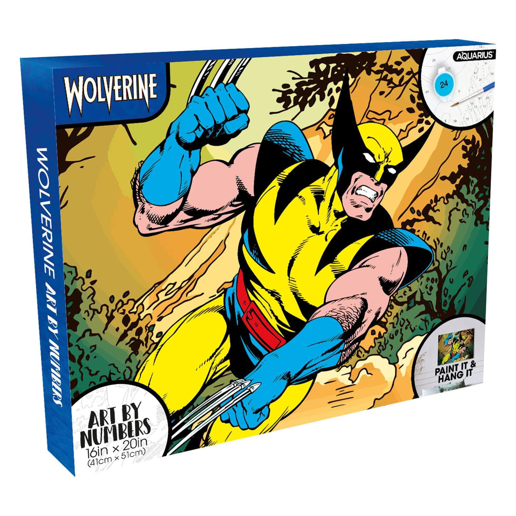 Marvel Wolverine Art By Numbers Painting Kit - Walmart.com