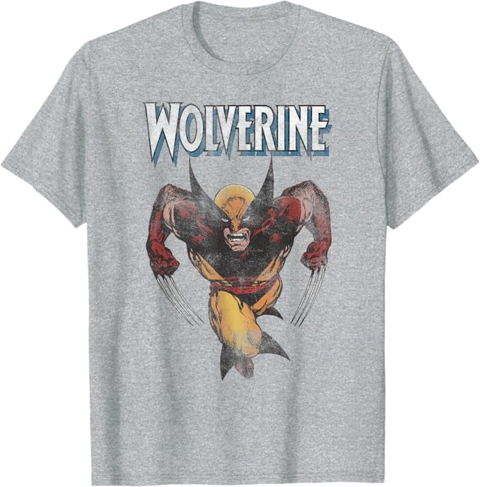 Marvel Wolverine Classic John Byrne Logan Comic Icon T-Shirt For Men ...