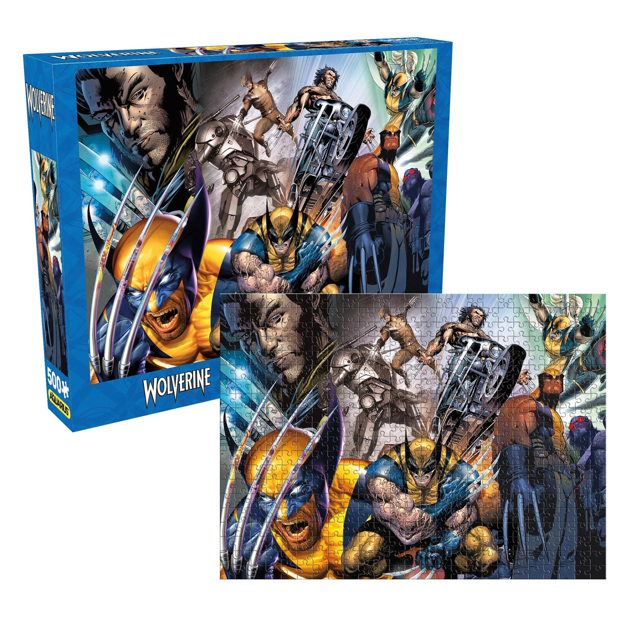 Marvel Wolverine Collage 500 Piece Jigsaw Puzzle - Walmart.com