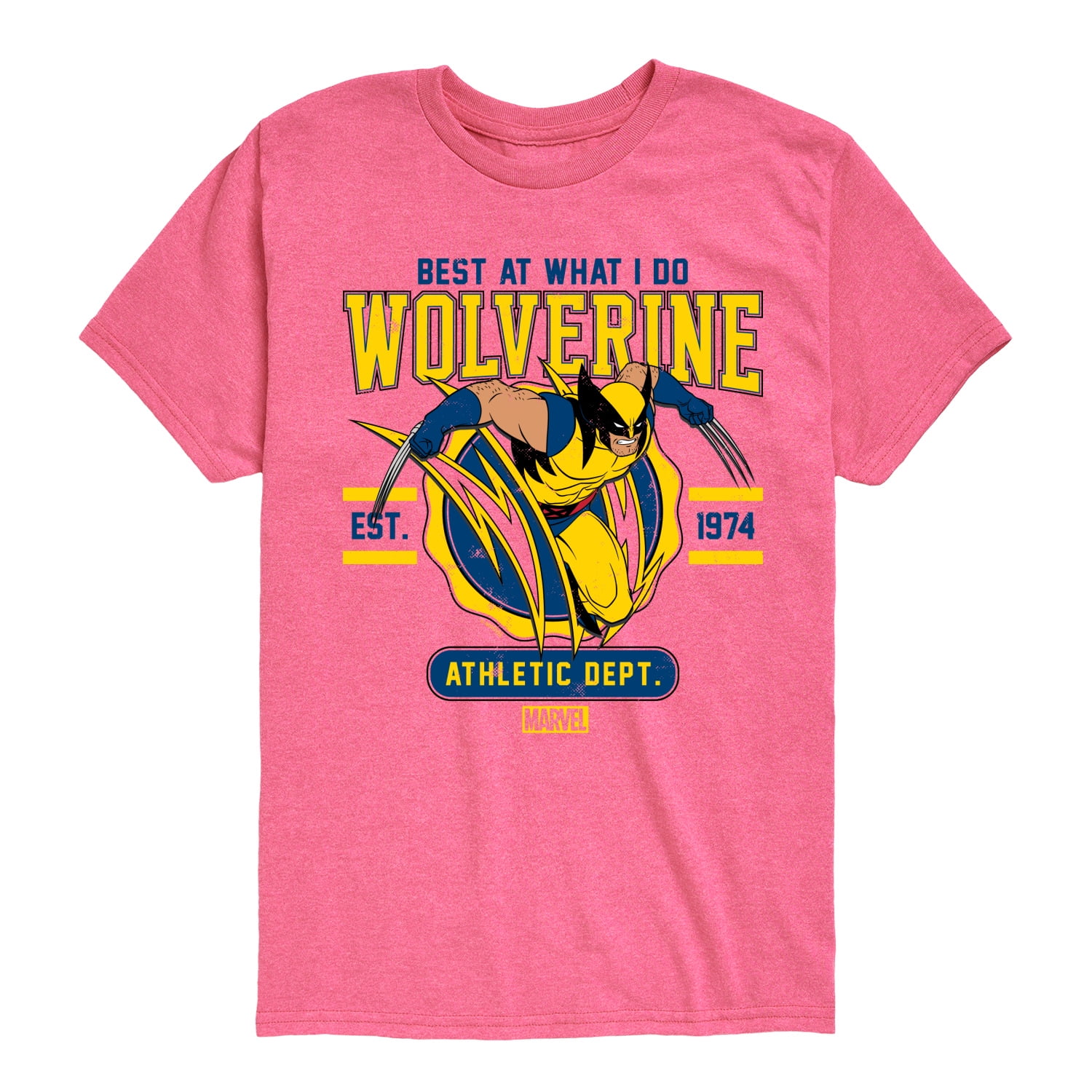 Marvel Wolverine - Collegiate Scratch - Toddler and Youth Short Sleeve ...