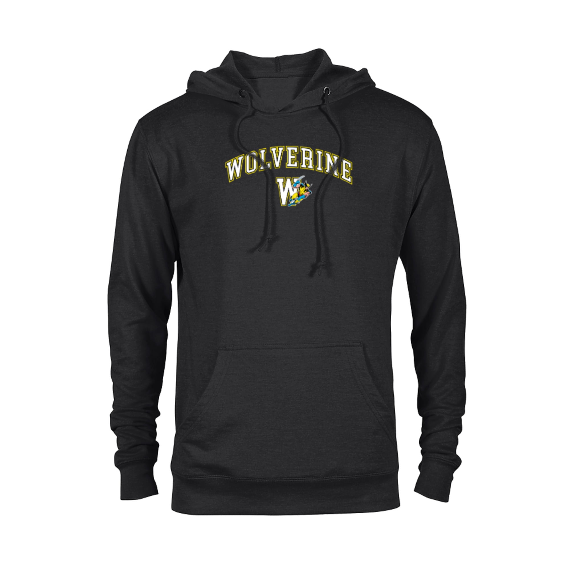 Marvel Wolverine Comic Art Letter W Retro Collegiate- Pullover Hoodie ...