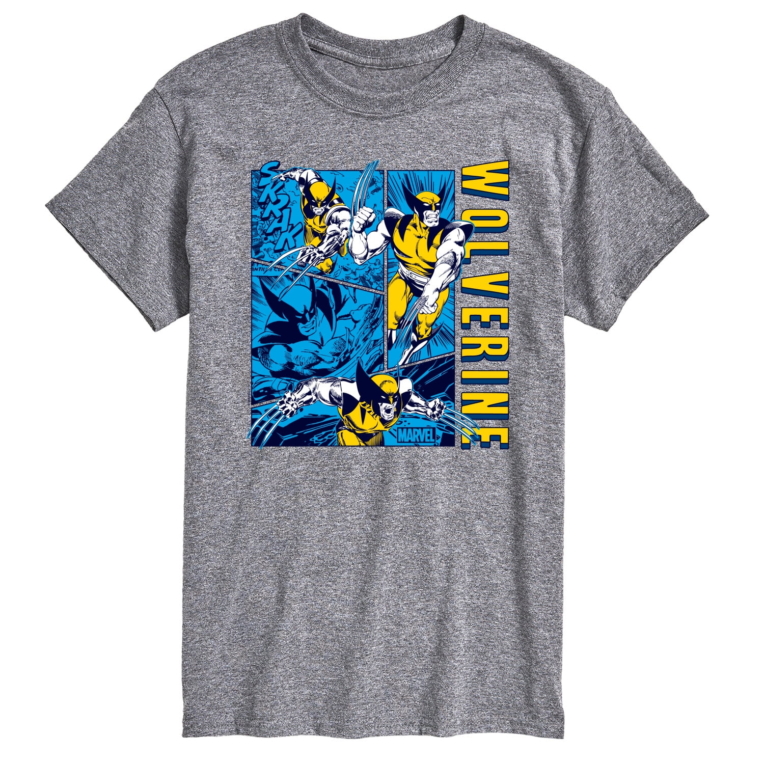 Marvel Wolverine - Comic Book Panels - Men's Short Sleeve Graphic T ...