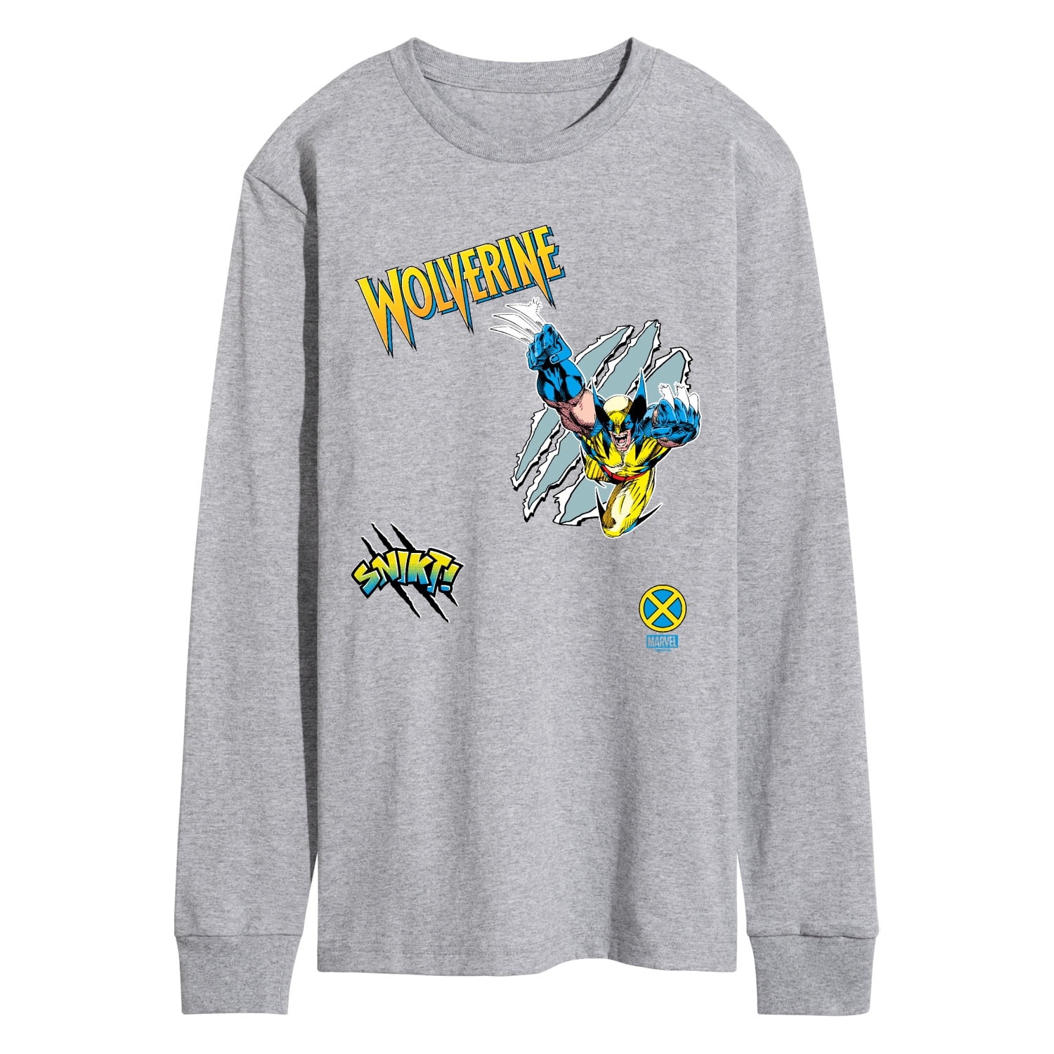 Marvel - Wolverine Icons - Men's Long Sleeve Graphic T-Shirt - Walmart.com