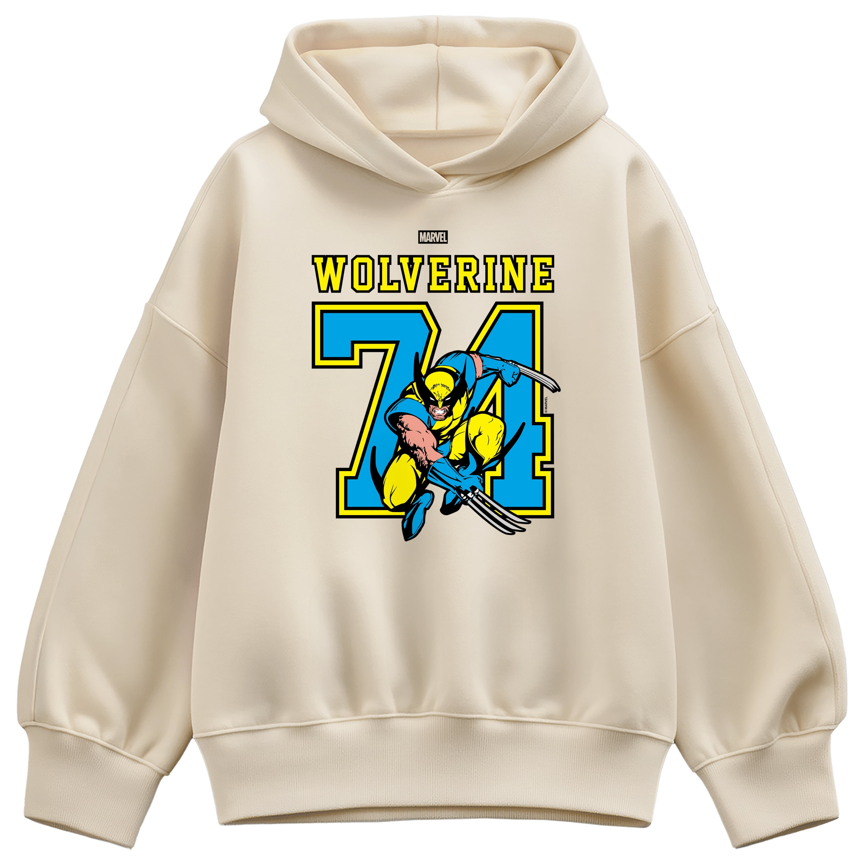 Marvel - Wolverine Jersey - Women's Oversized Fleece Hoodie Sweatshirt ...