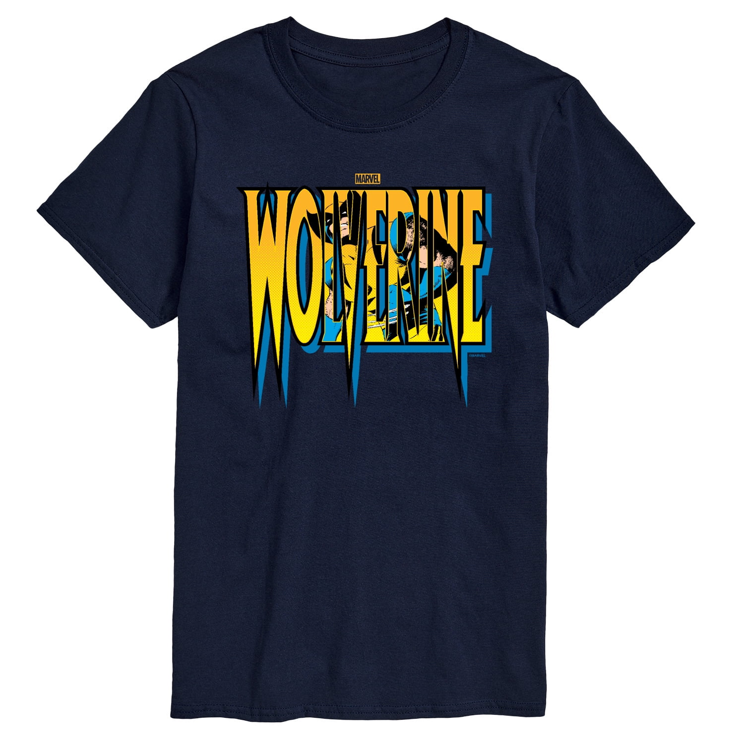 Marvel Wolverine - Logo - Men's Short Sleeve Graphic T-Shirt - Walmart.com