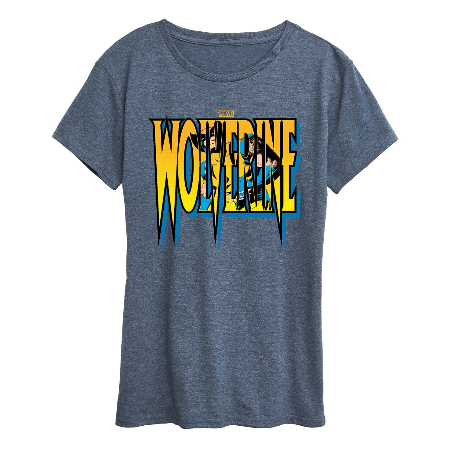 Marvel Wolverine - Logo - Women's Short Sleeve Graphic T-Shirt ...