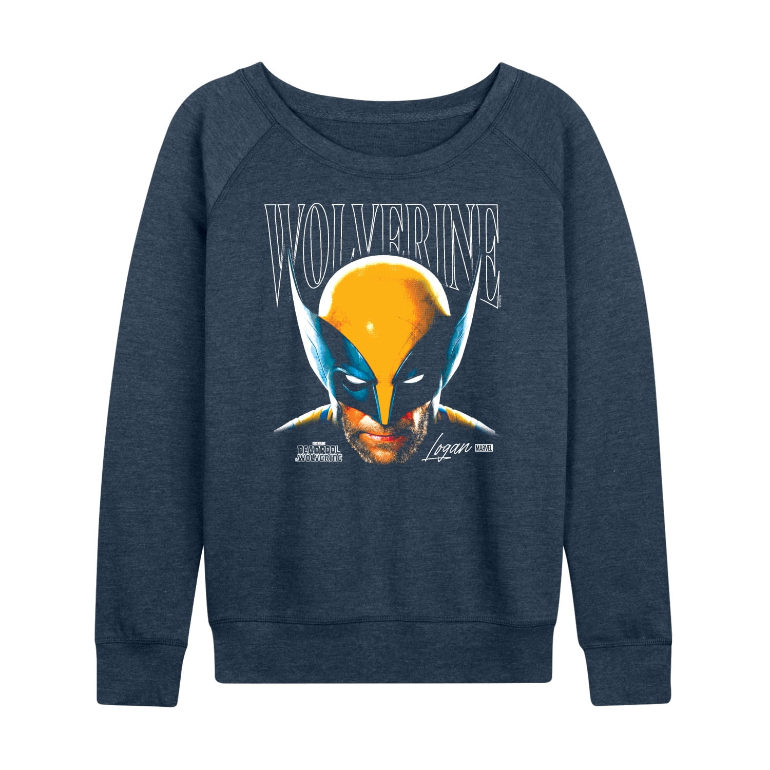 Marvel Wolverine - Masked Face - Women's French Terry Pullover ...