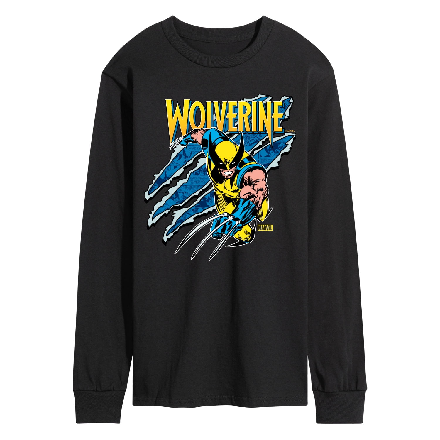Marvel Wolverine - Slash - Men's Long Sleeve Graphic T-Shirt - Walmart.com