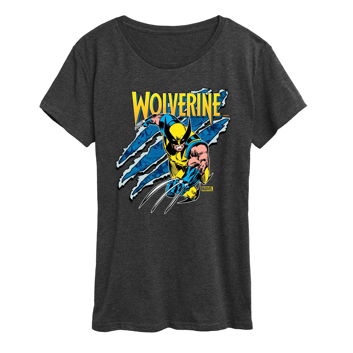Marvel Wolverine - Slash - Women's Short Sleeve Graphic T-Shirt ...