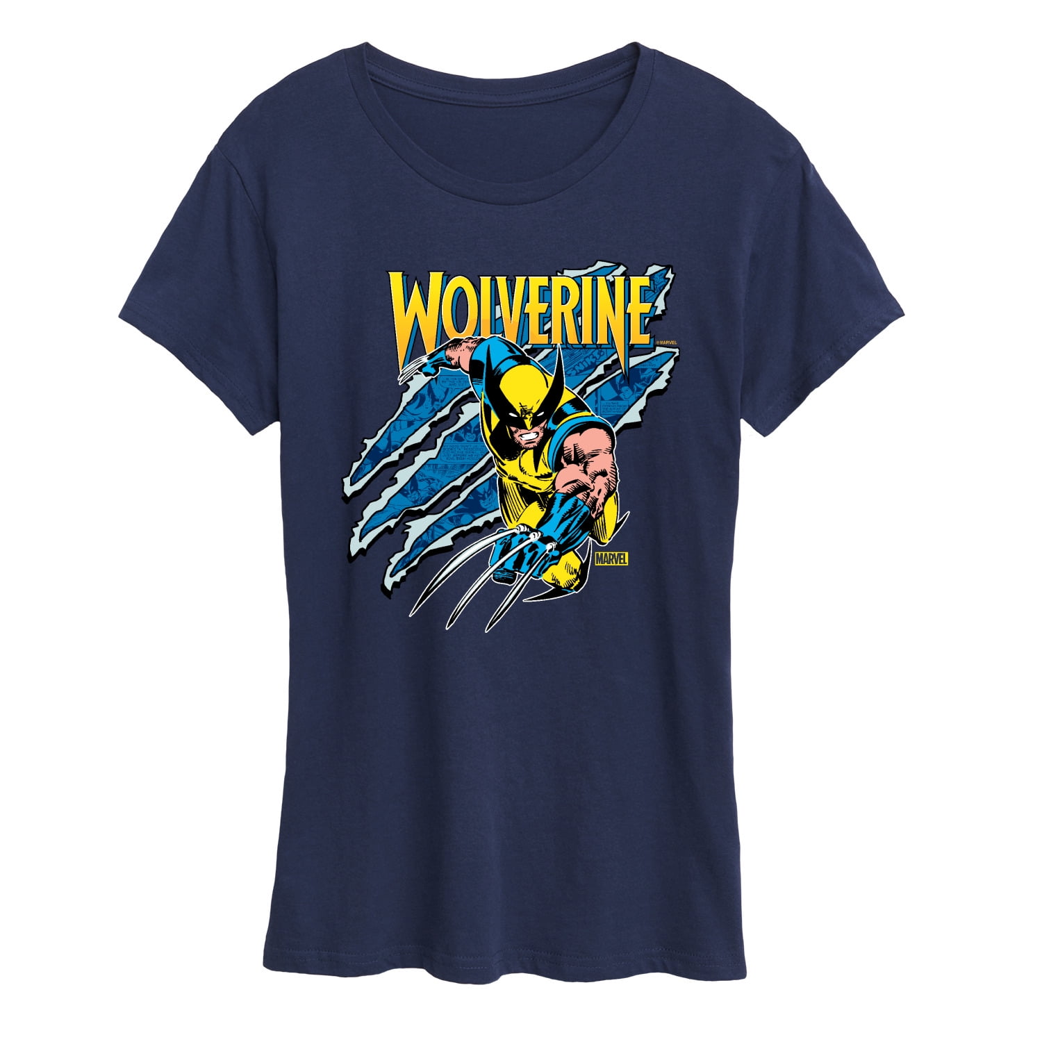 Marvel Wolverine - Slash - Women's Short Sleeve Graphic T-Shirt ...