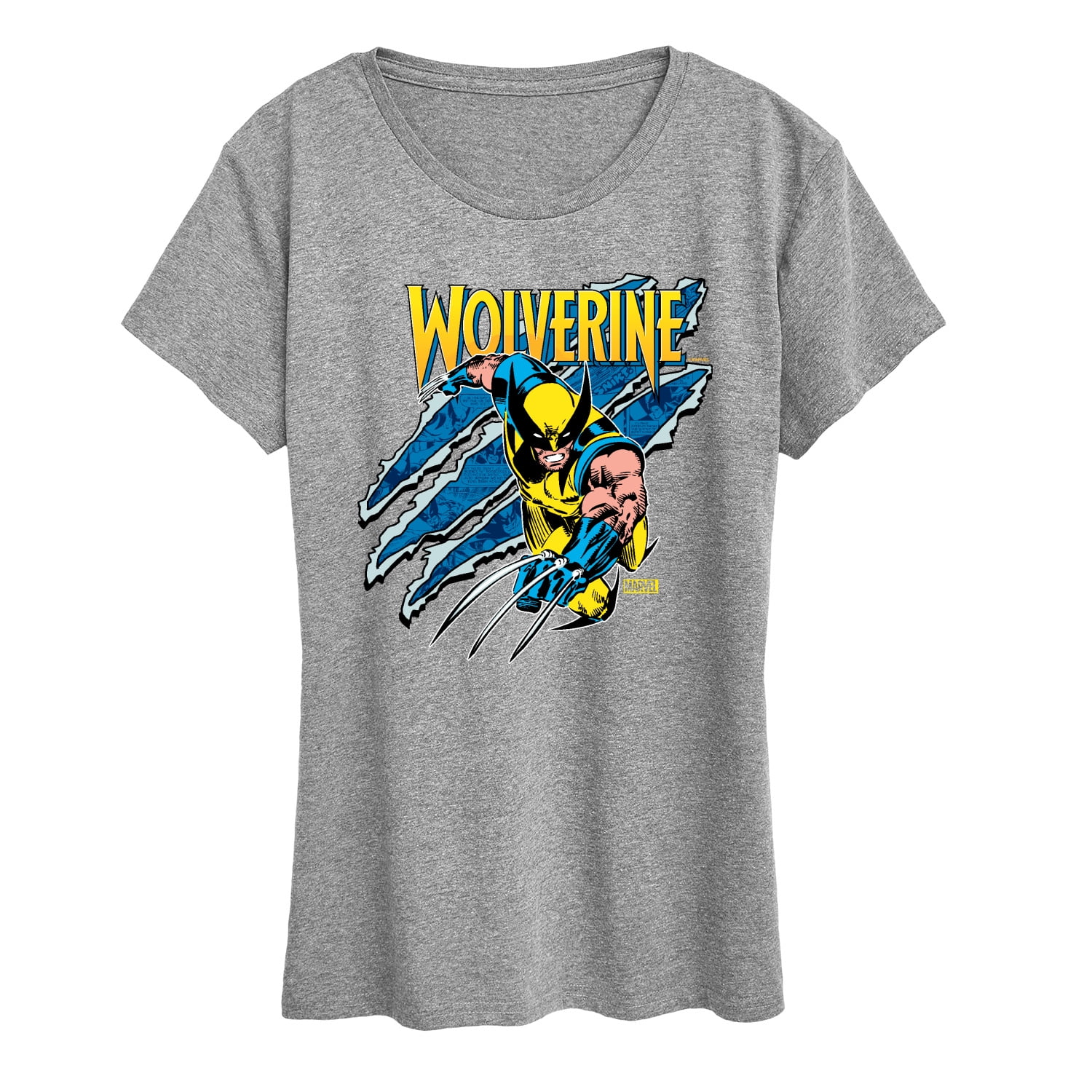 Marvel Wolverine - Slash - Women's Short Sleeve Graphic T-Shirt ...