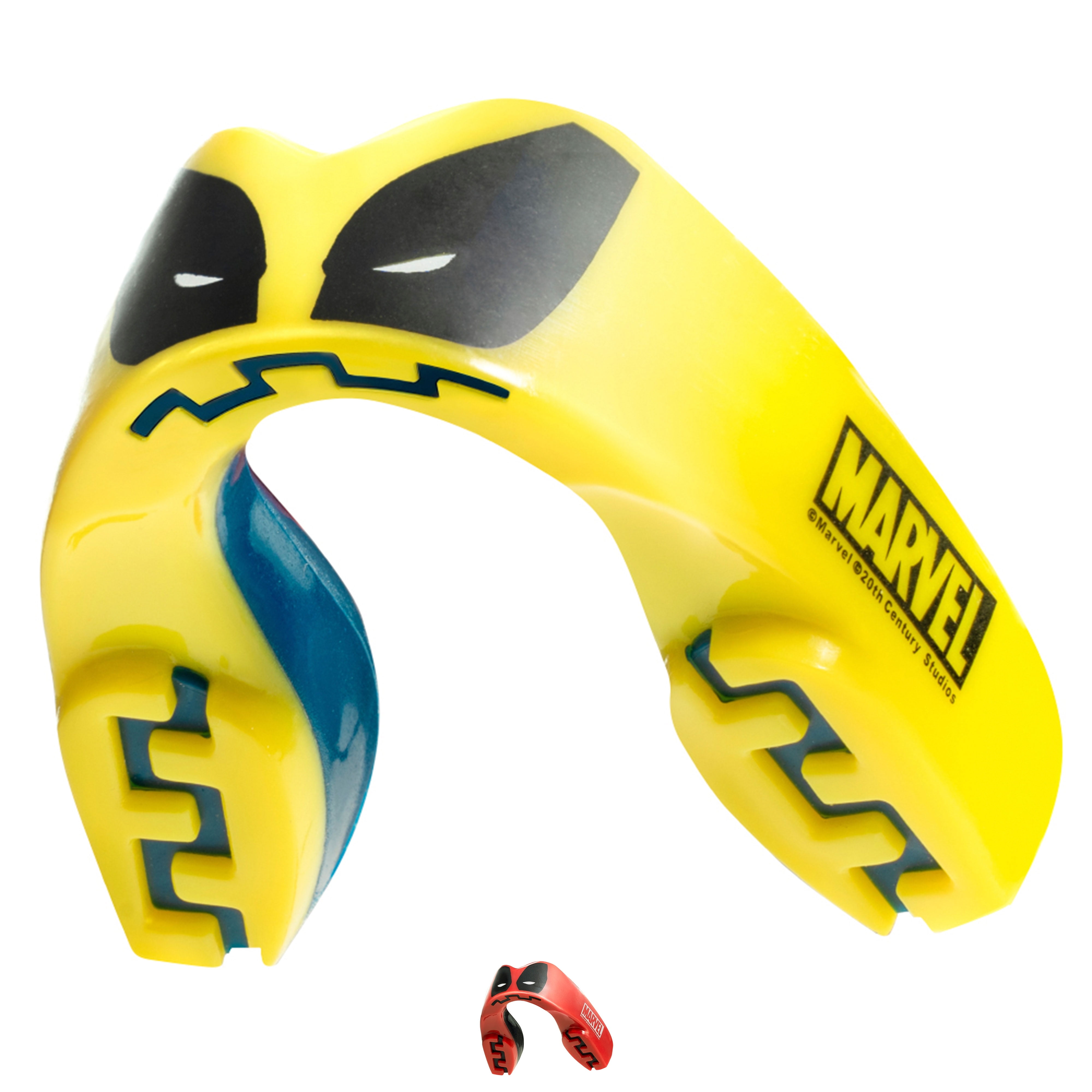 Marvel Wolverine Sports Mouthguard, Dual Layer Premium Protection Adult ...