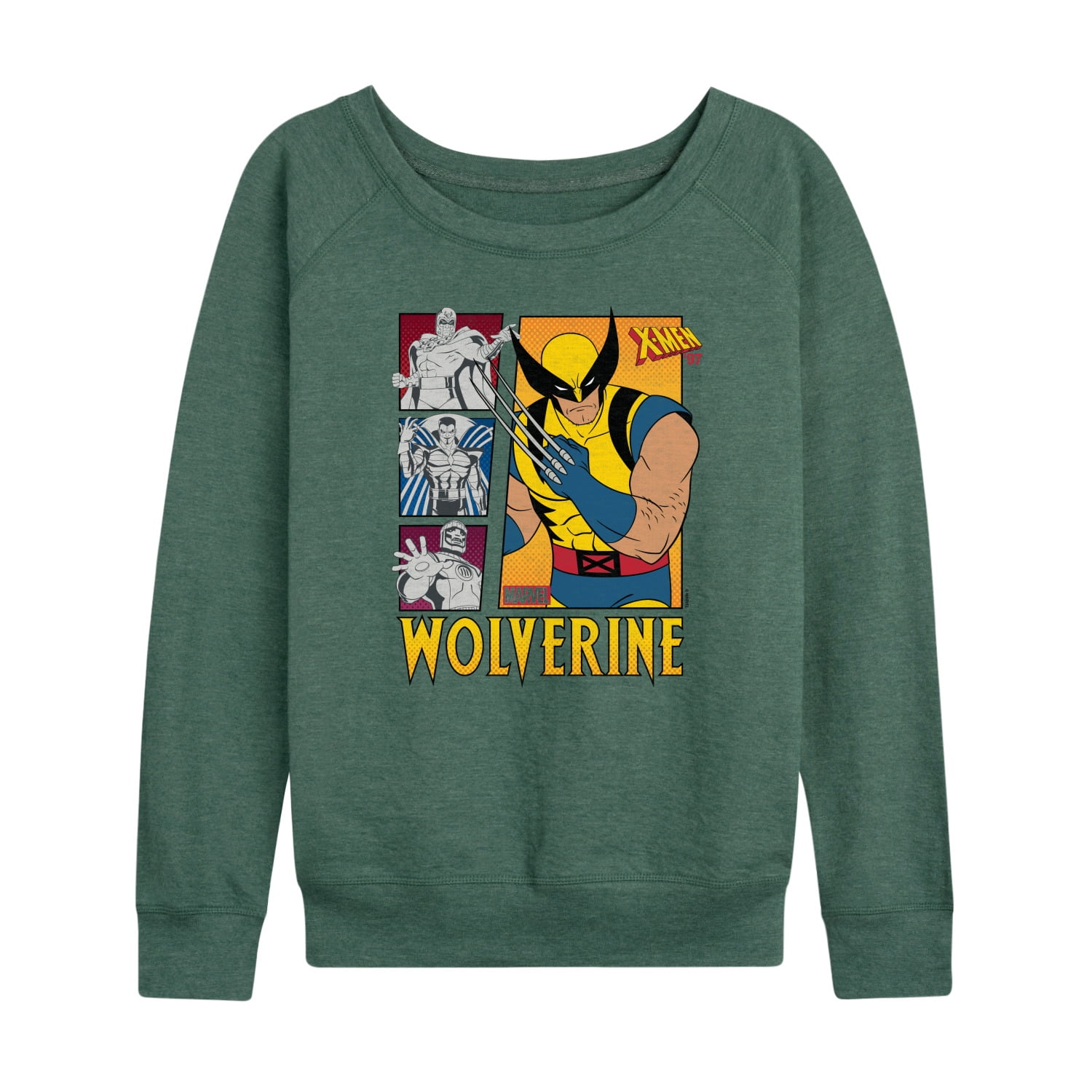 Marvel Wolverine - Vs Villains - Women's French Terry Pullover ...