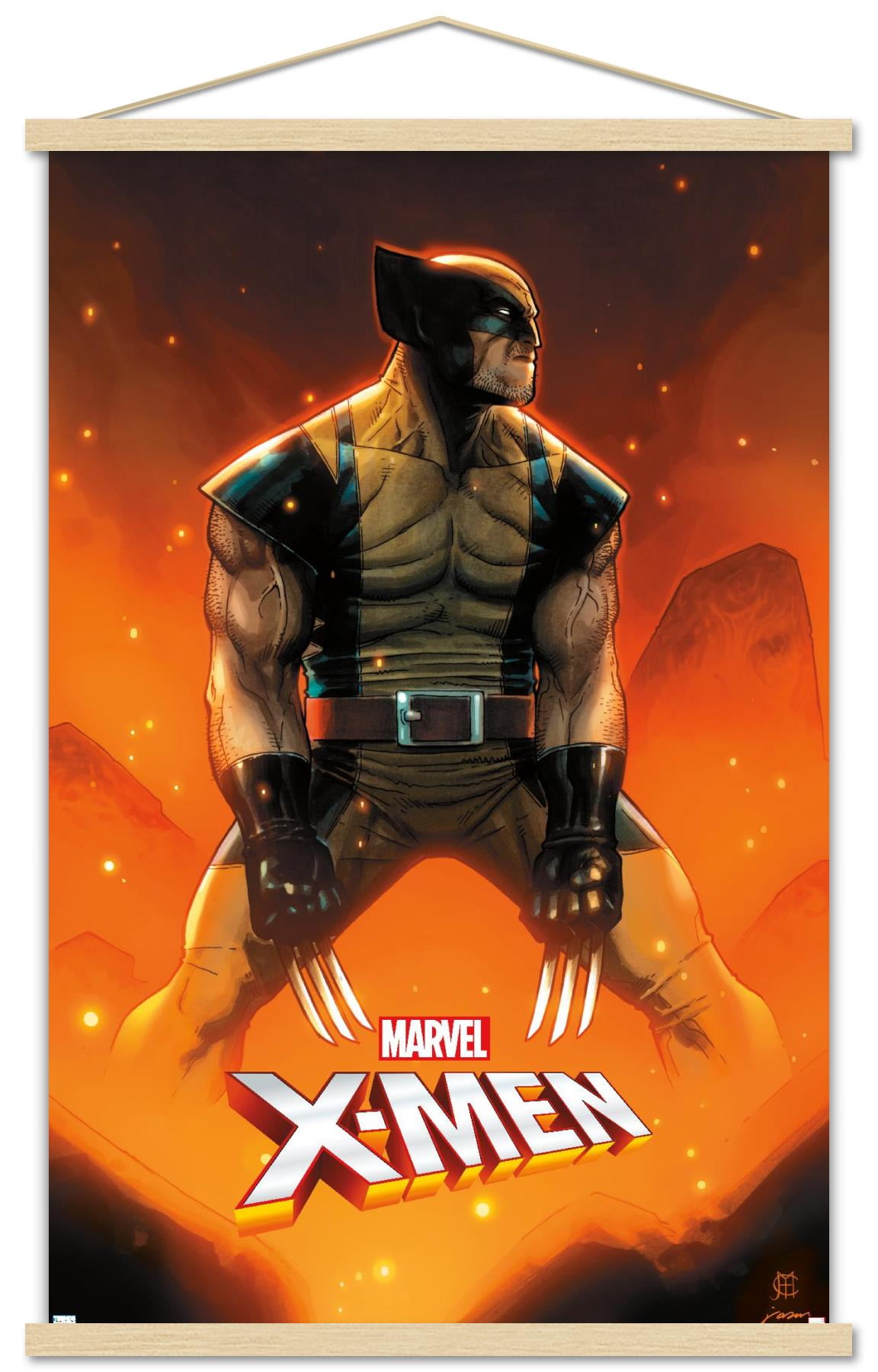 Marvel Wolverine - Wolverine #305 Wall Poster with Wooden Magnetic ...