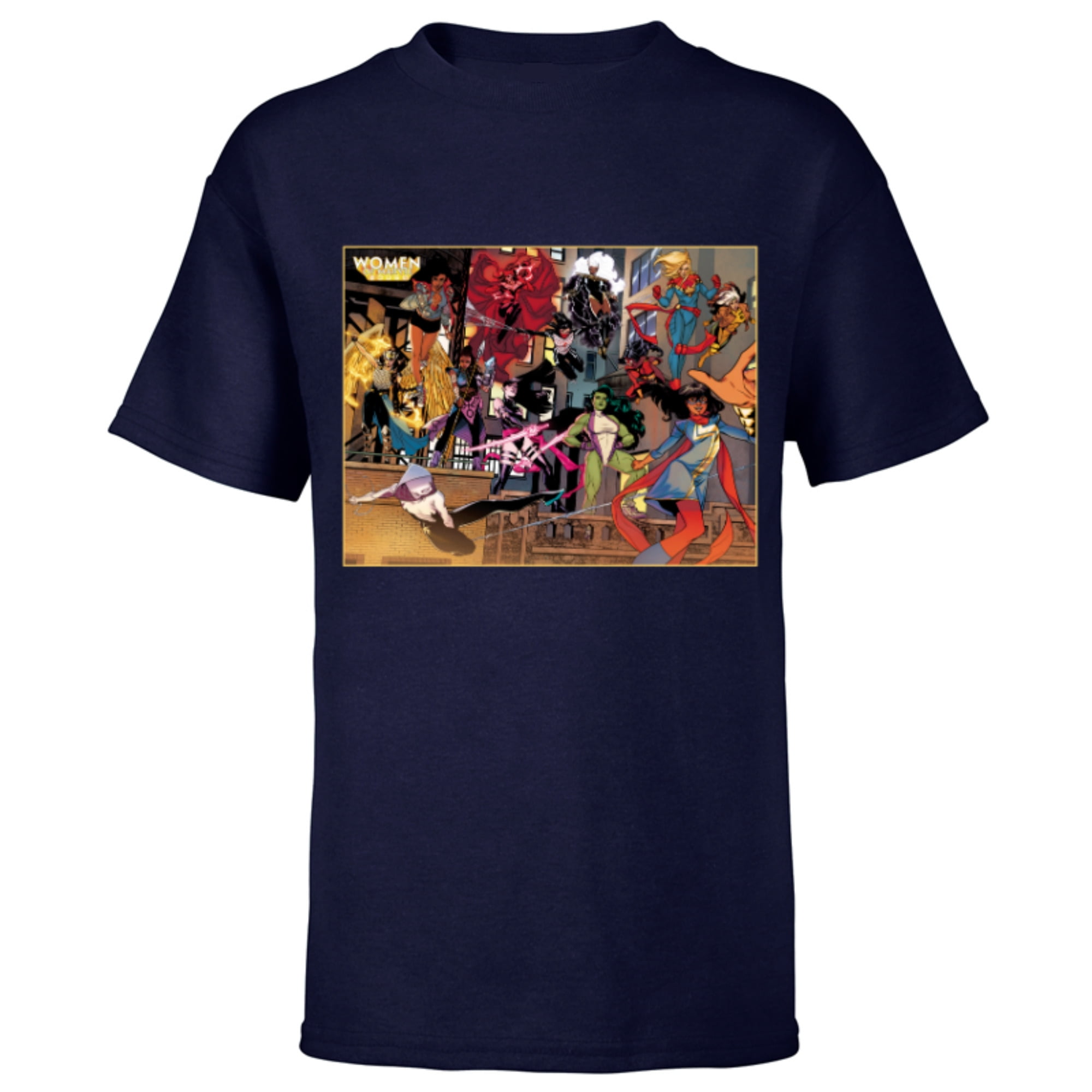 Marvel Women of Marvel Ms Marvel Ghost Spider She-Hulk - Short Sleeve T ...