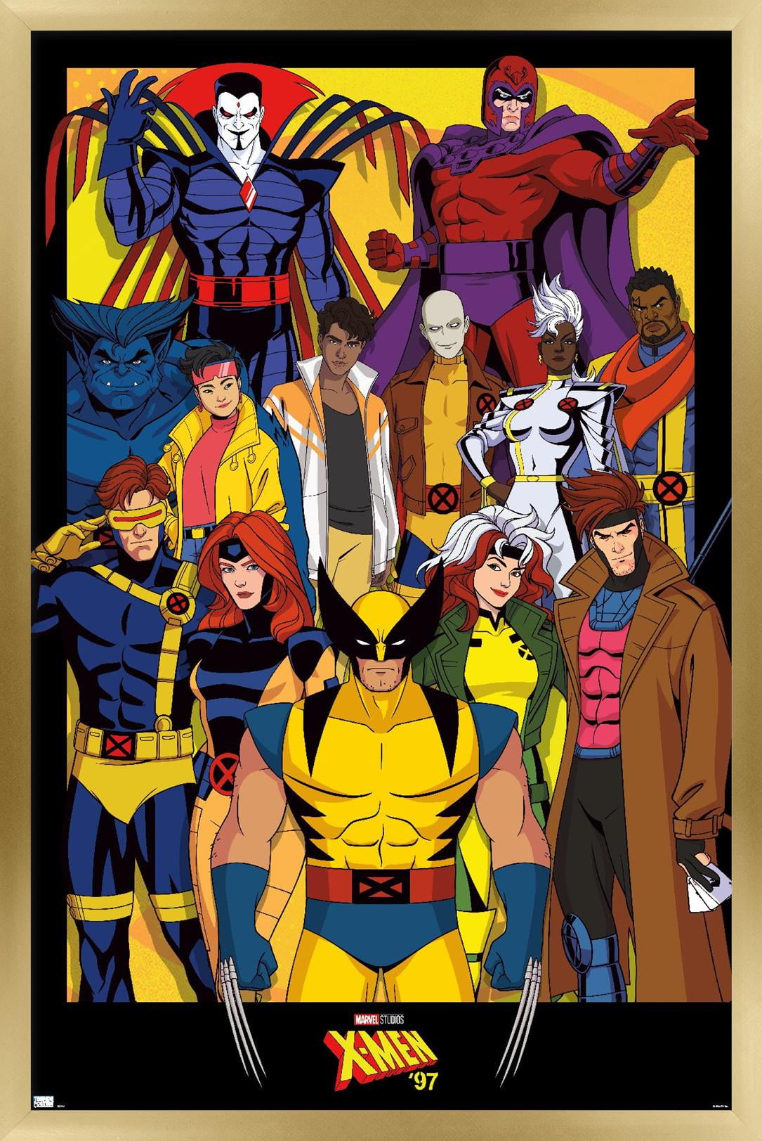 Marvel X-Men '97 - Characters Wall Poster, 14.725" x 22.375" Framed ...