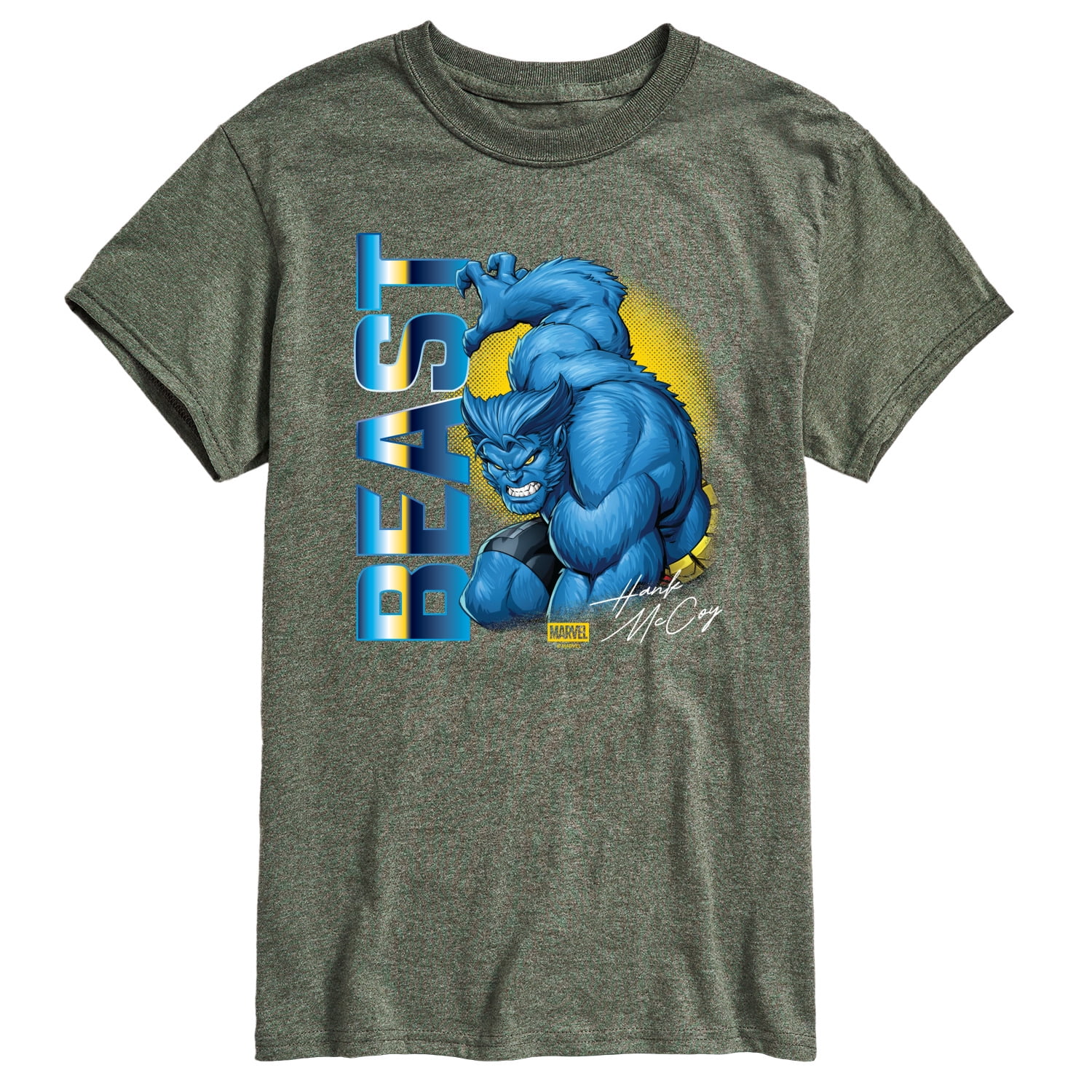Marvel - X-Men Beast - Men's Short Sleeve Graphic T-Shirt - Walmart.com