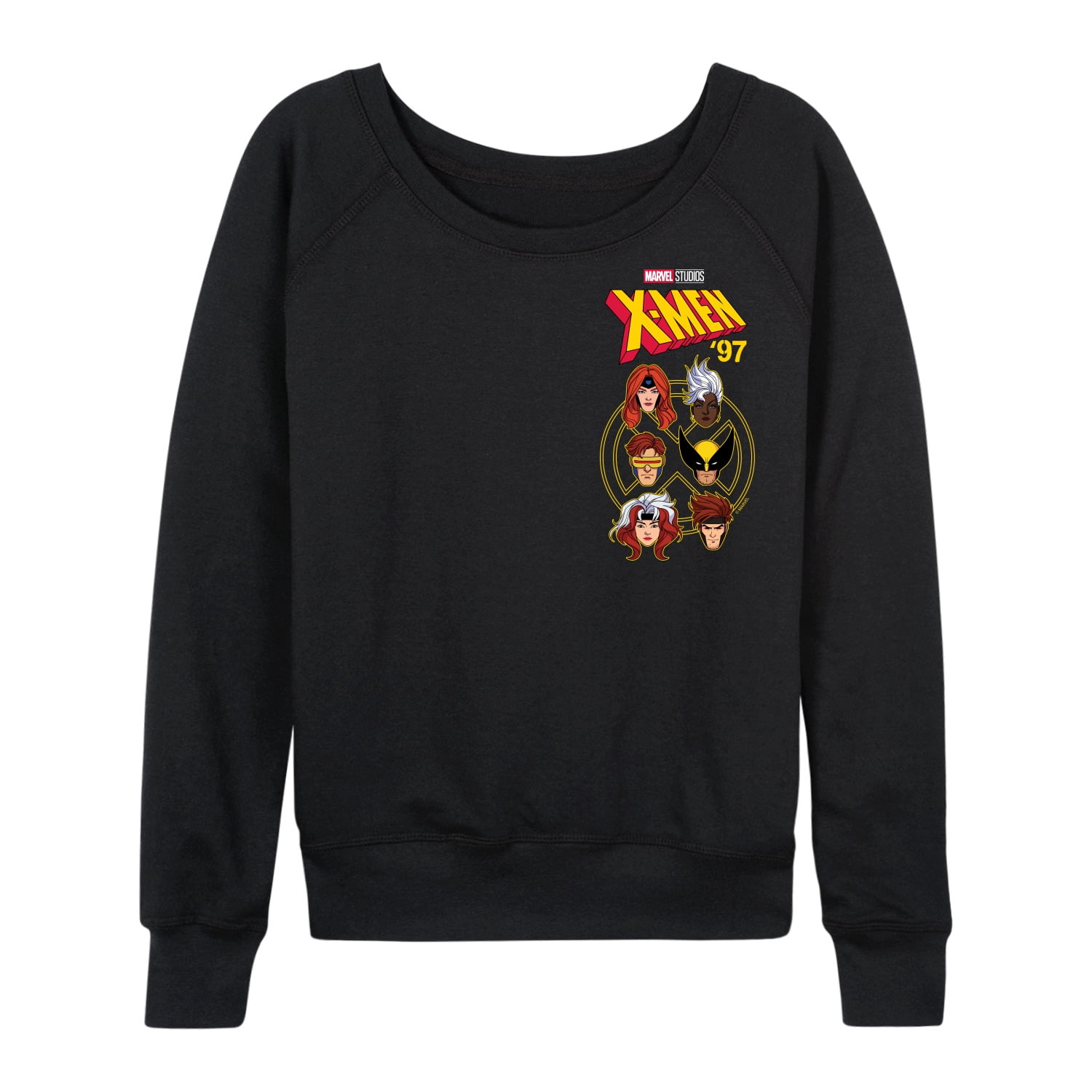 Marvel X-Men - Character Head - Women's French Terry Pullover ...