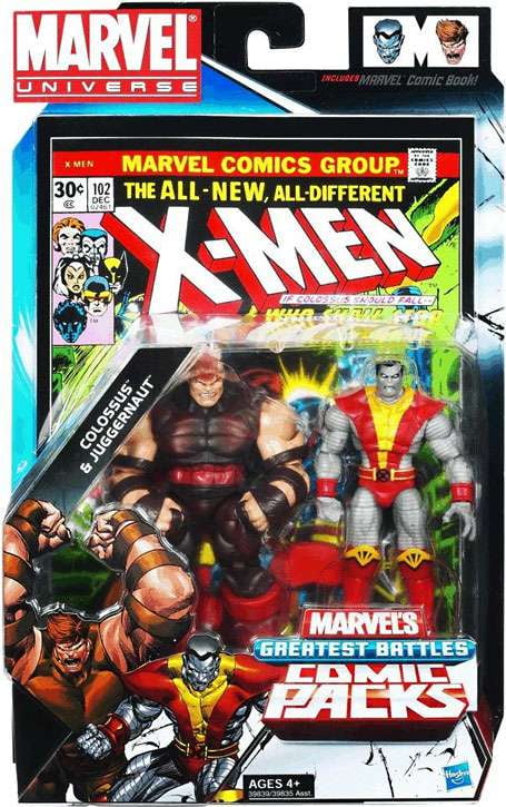 Marvel Universe Colossus vs. Juggernaut Action Figure 2-Pack - Walmart.com