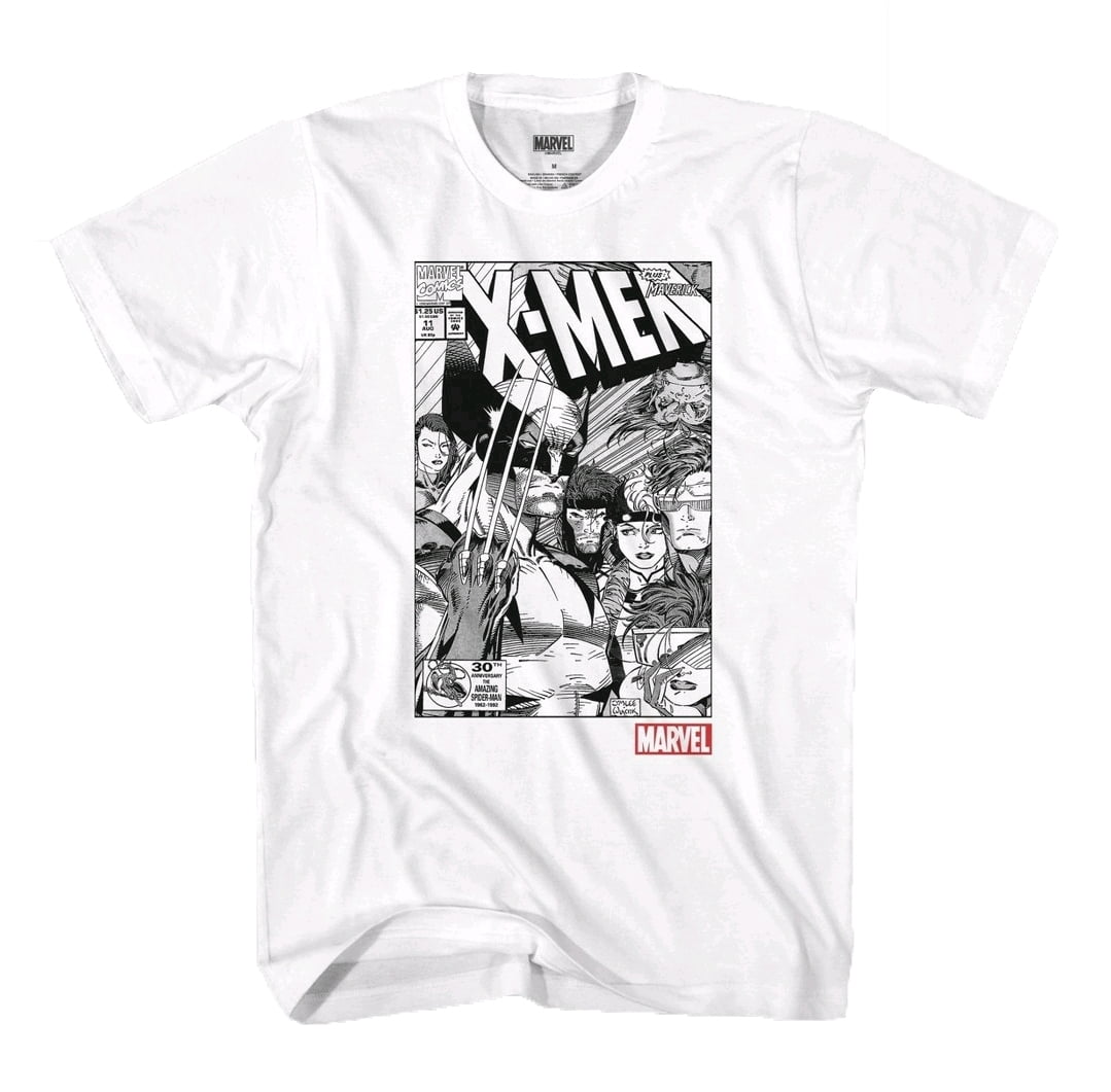 Marvel X-Men Comic Cover White Short Sleeve Graphic T-Shirt - Small ...
