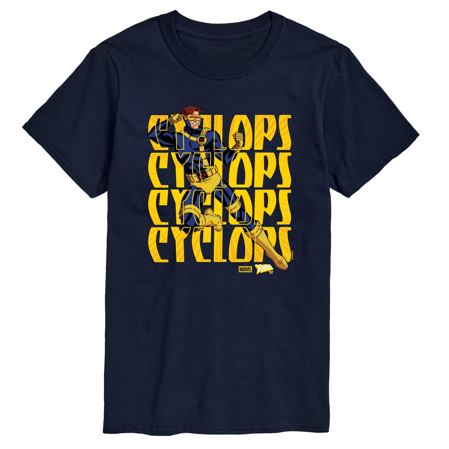 Marvel - X-Men Cyclops Color Box - Men's Short Sleeve Graphic T-Shirt ...