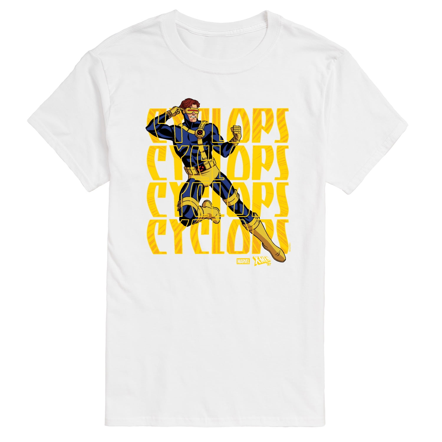 Marvel - X-Men Cyclops Color Box - Men's Short Sleeve Graphic T-Shirt ...