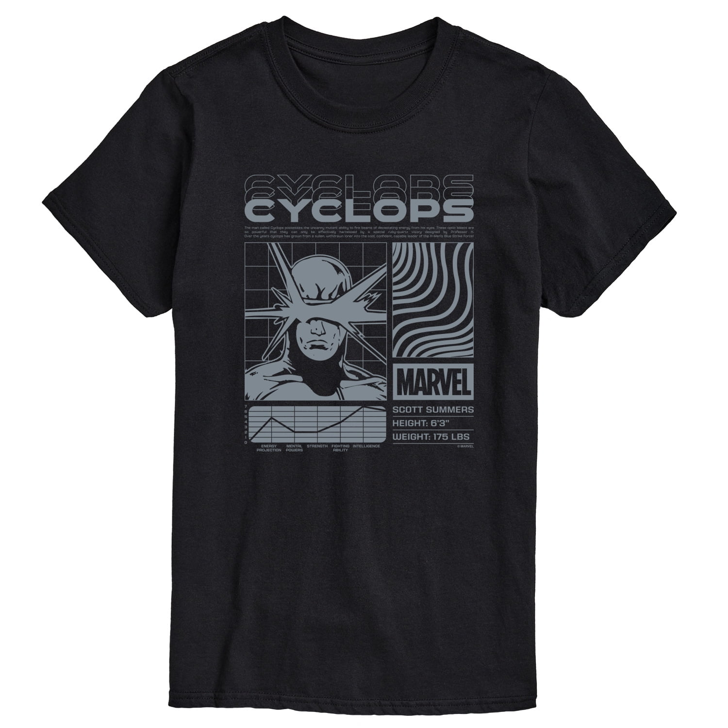 Marvel - X-Men Cyclops Dark Digital - Men's Short Sleeve Graphic T-Shirt - Walmart.com