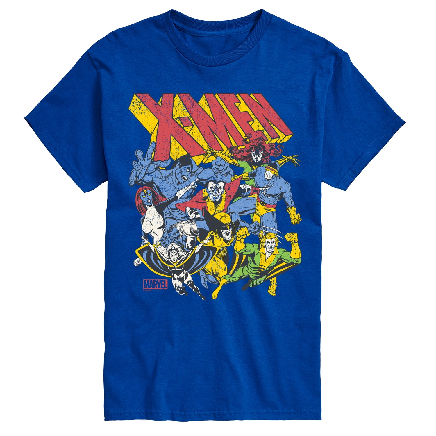 Marvel X-Men - Group Logo - Men's Short Sleeve Graphic T-Shirt ...