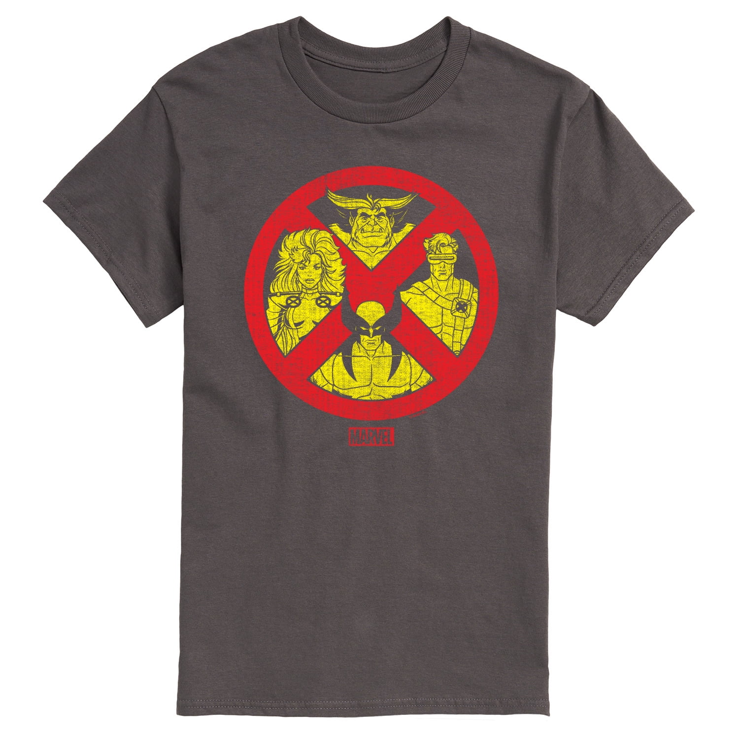 Marvel X-Men - Logo Characters - Men's Short Sleeve Graphic T-Shirt ...