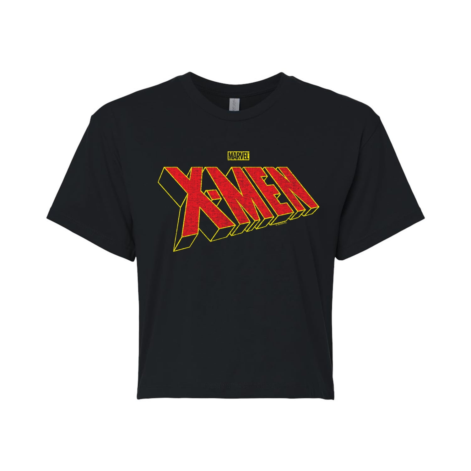 Marvel X-Men - Logo - Juniors Cropped Graphic T-Shirt - Walmart.com