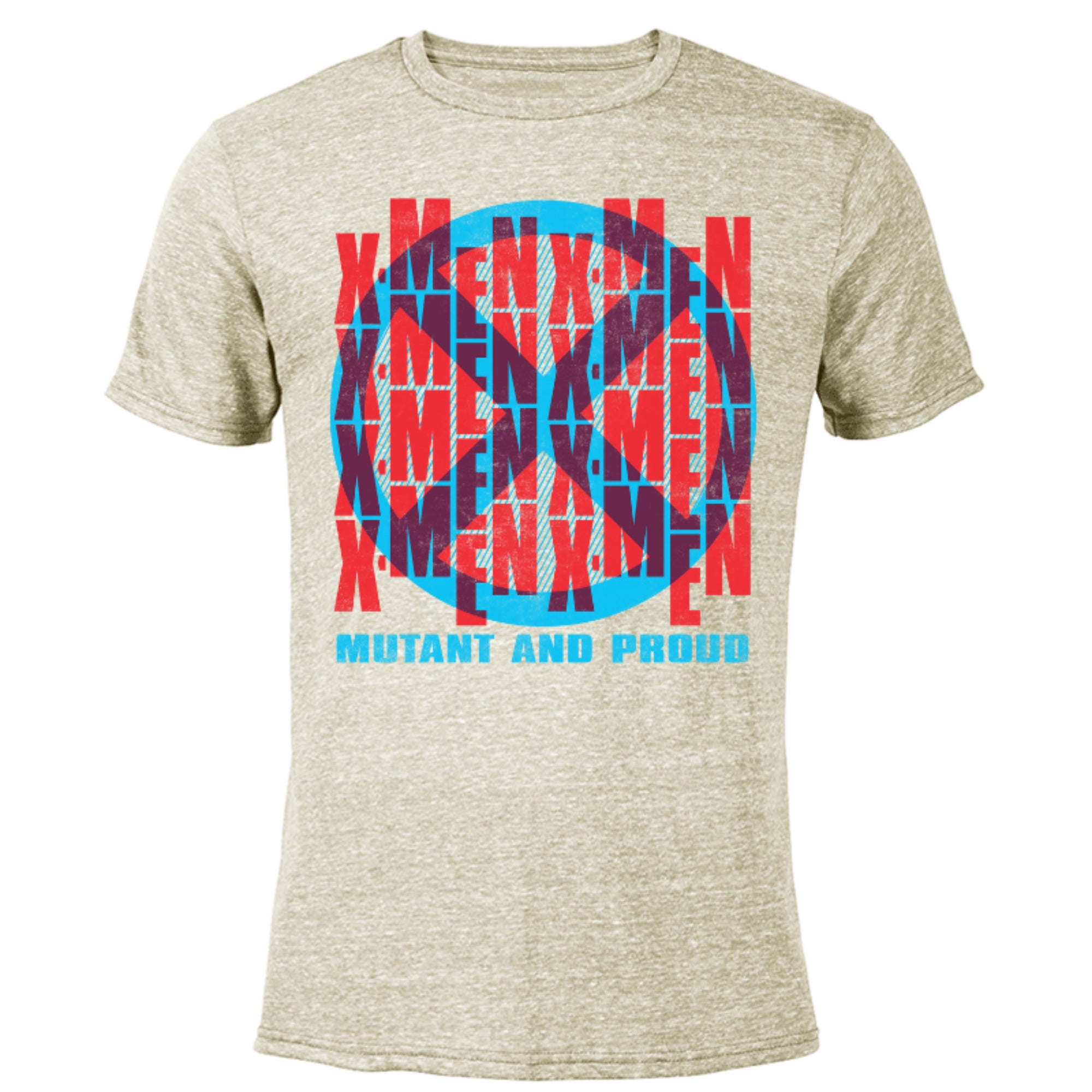 Marvel X-Men Logo Mutant and Proud - Short Sleeve Blended T-Shirt for ...
