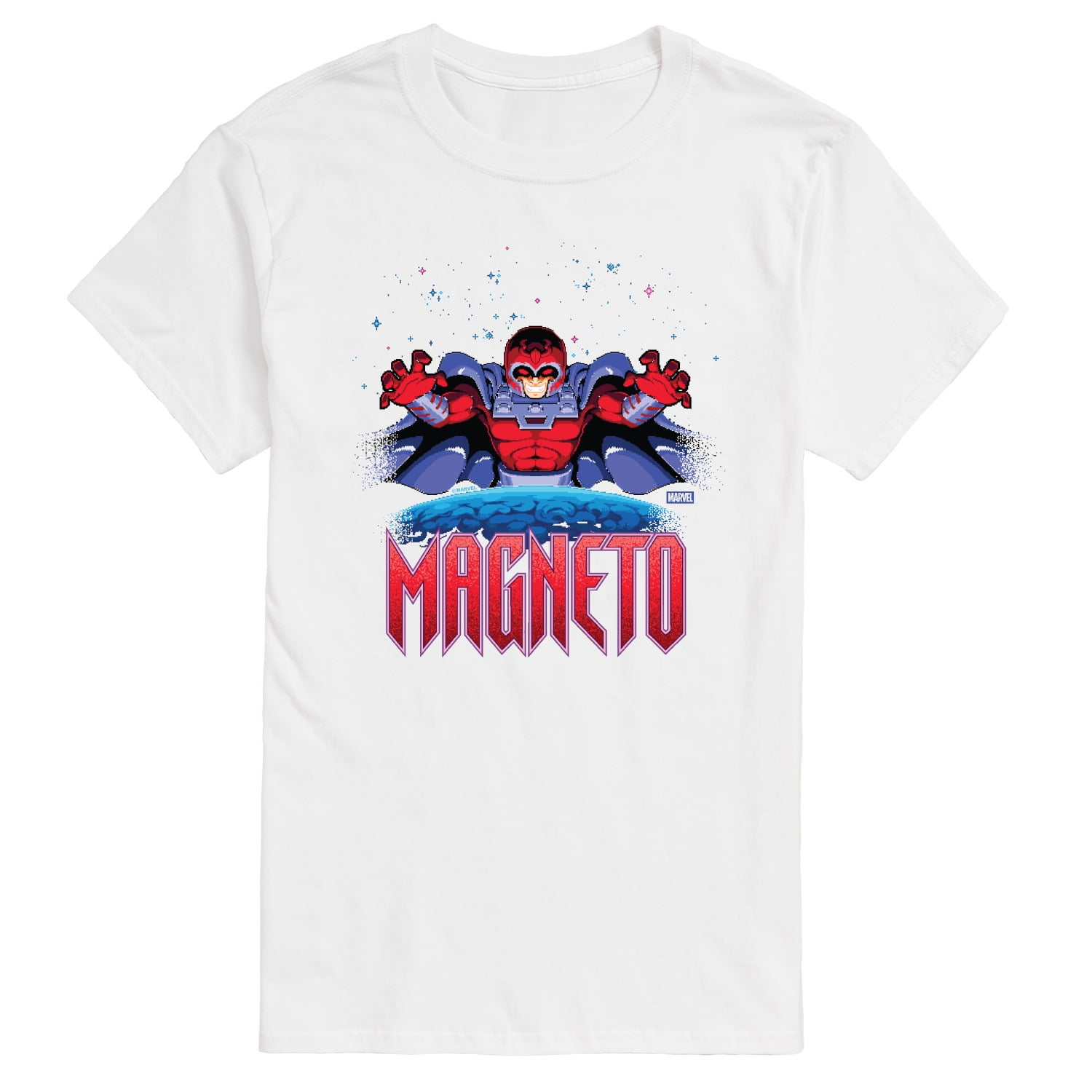 Marvel - X-Men Magneto Pixel - Men's Short Sleeve Graphic T-Shirt ...