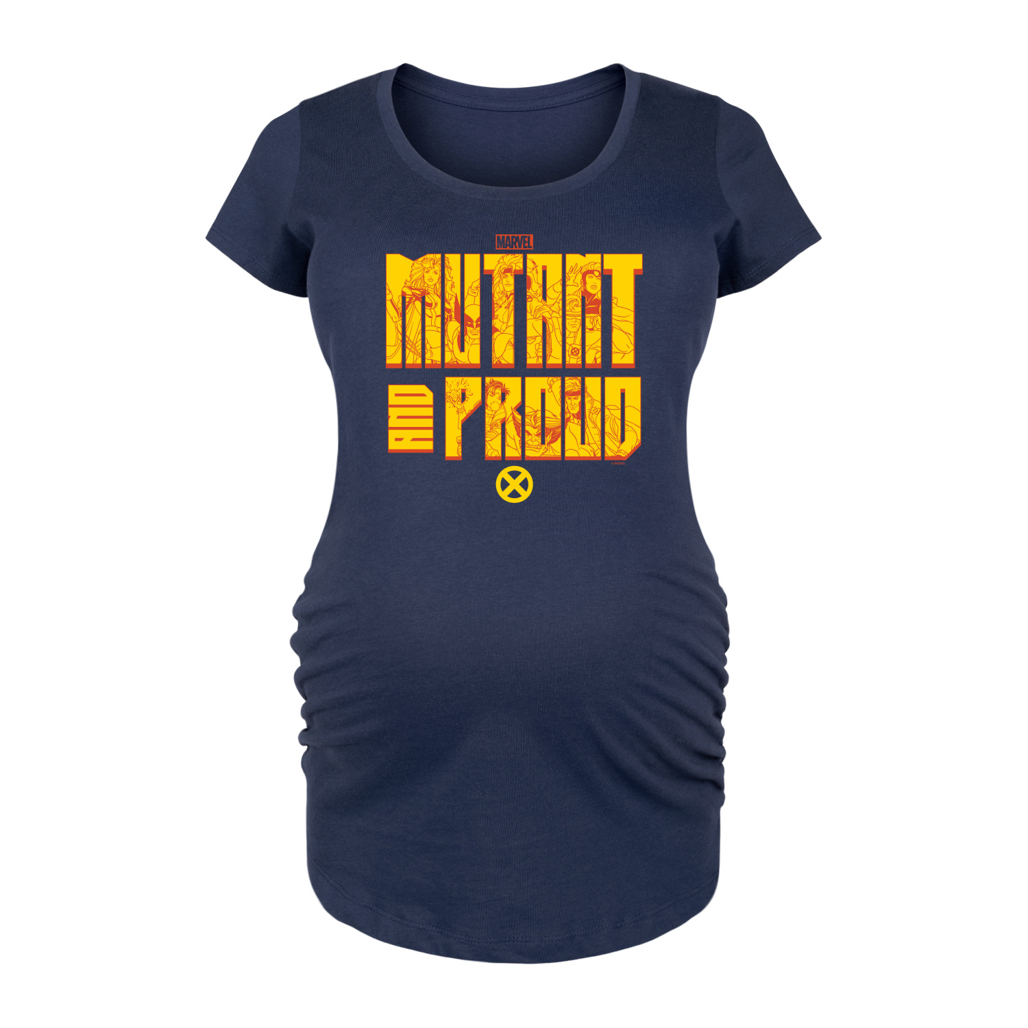 Marvel X-Men - Mutant And Proud - Maternity Scoop Neck Graphic T-Shirt ...