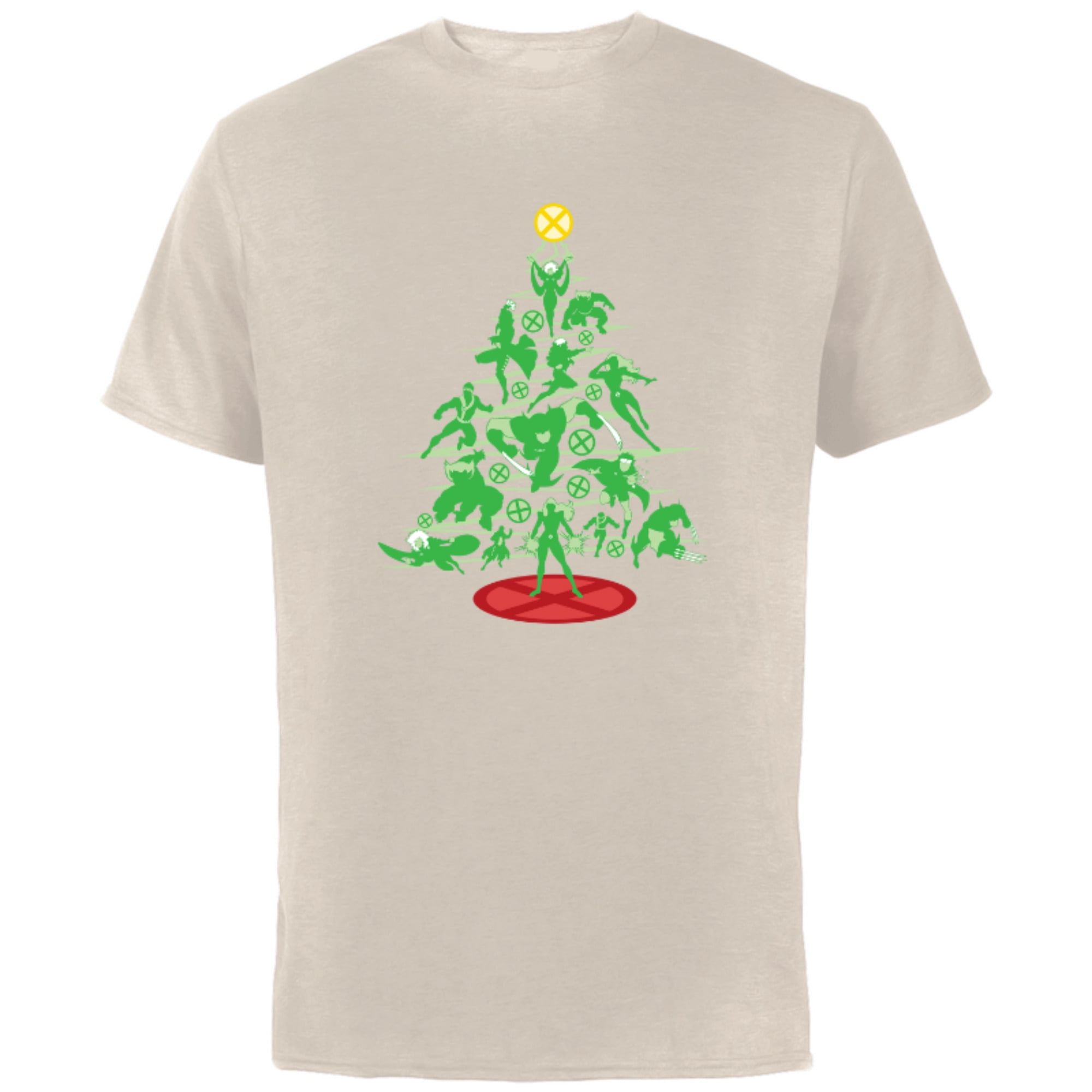 Marvel X-Men Mutant Christmas Tree - Short Sleeve Cotton T-Shirt for ...