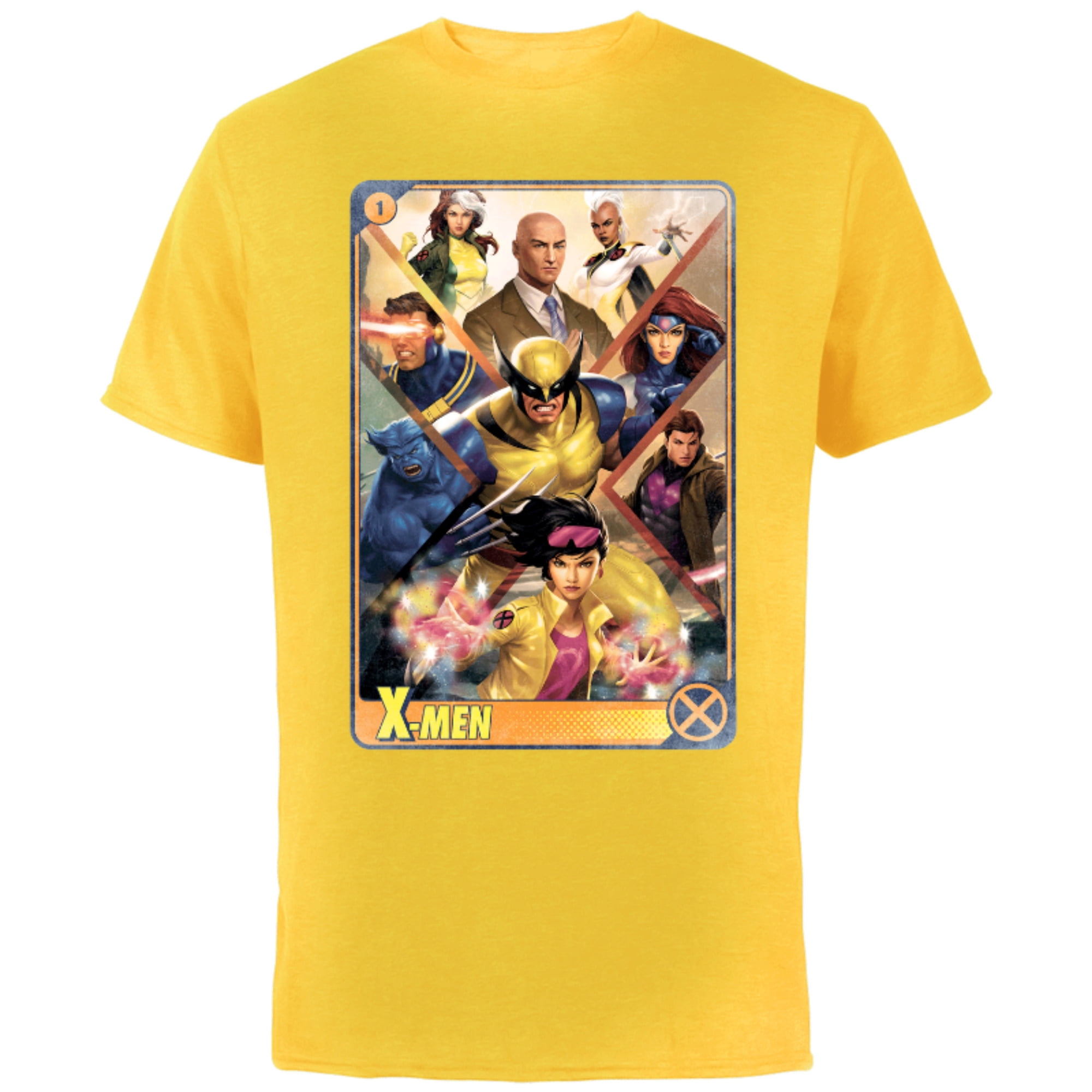 Marvel X-Men Mutant Super Heroes Trading Card - Short Sleeve Cotton T ...