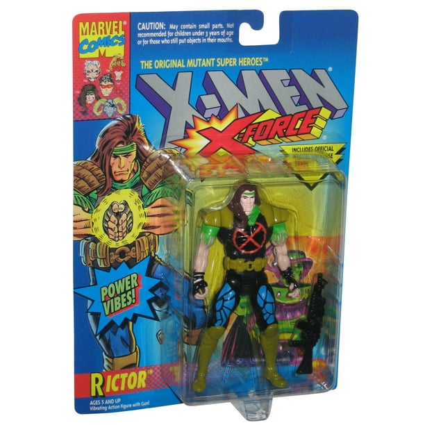 Marvel X-Men Rictor X-Force Power Vibes (1994) Toy Biz Action Figure ...