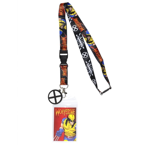 Marvel X-Men Wolverine Character Design Reversible Lanyard ID Badge ...