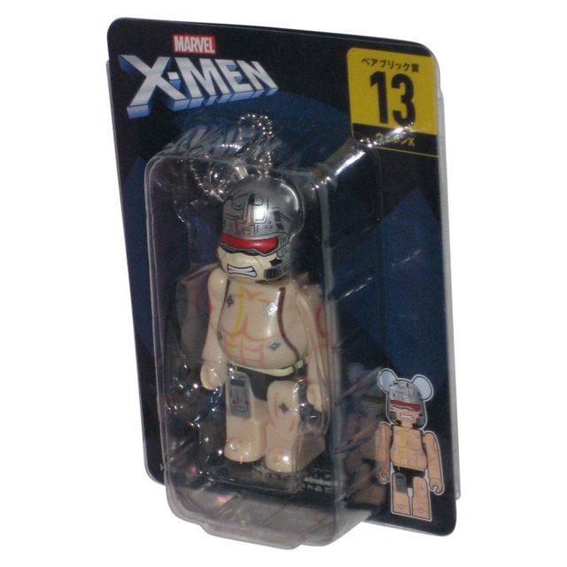 Marvel X-Men Wolverine Weapon X Medicom Toys Bearbrick Figure Keychain ...