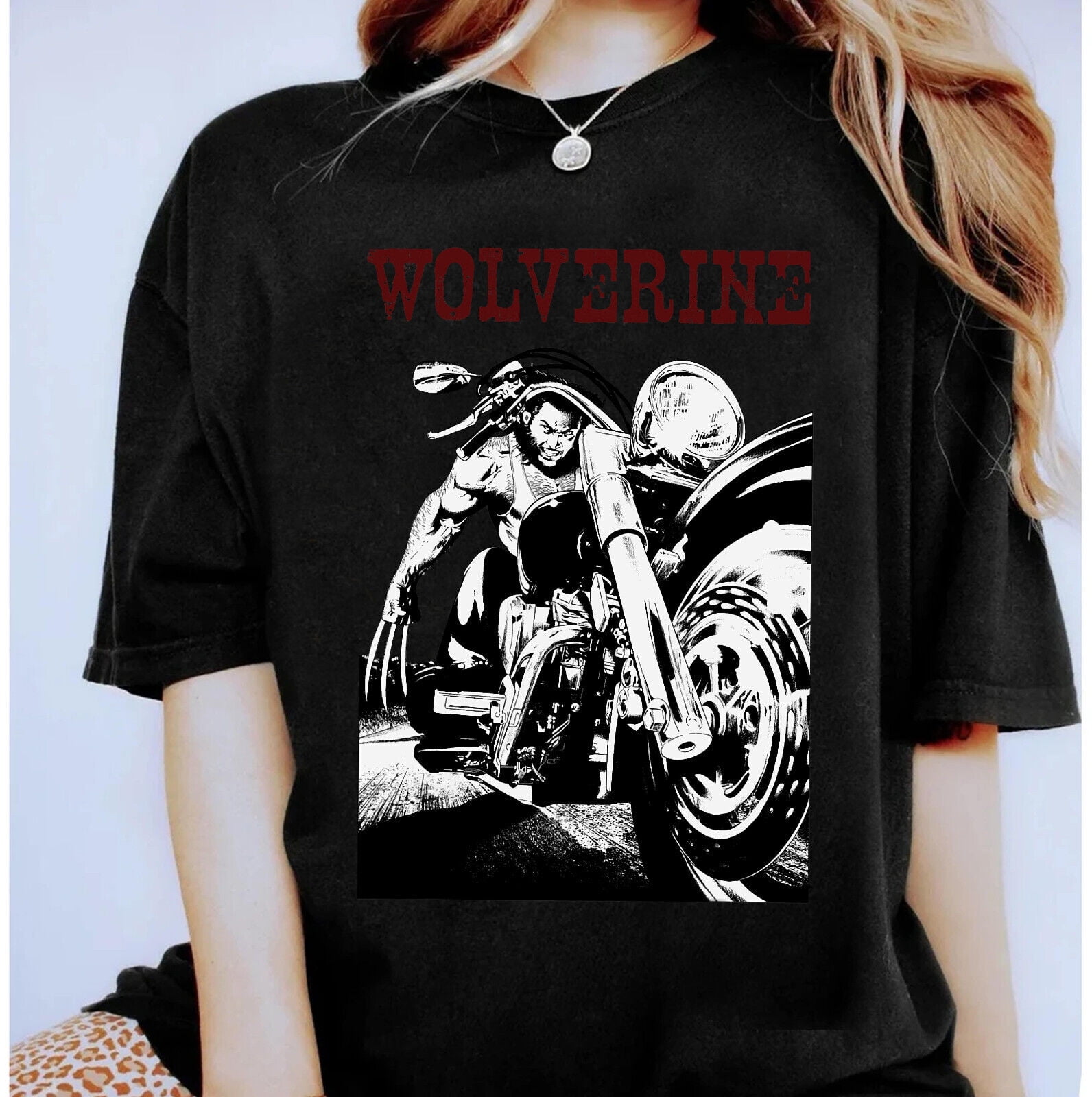 Marvel X-Men Wolverine Young Biker Logan Unisex Adult Kid Shirt 621180 ...