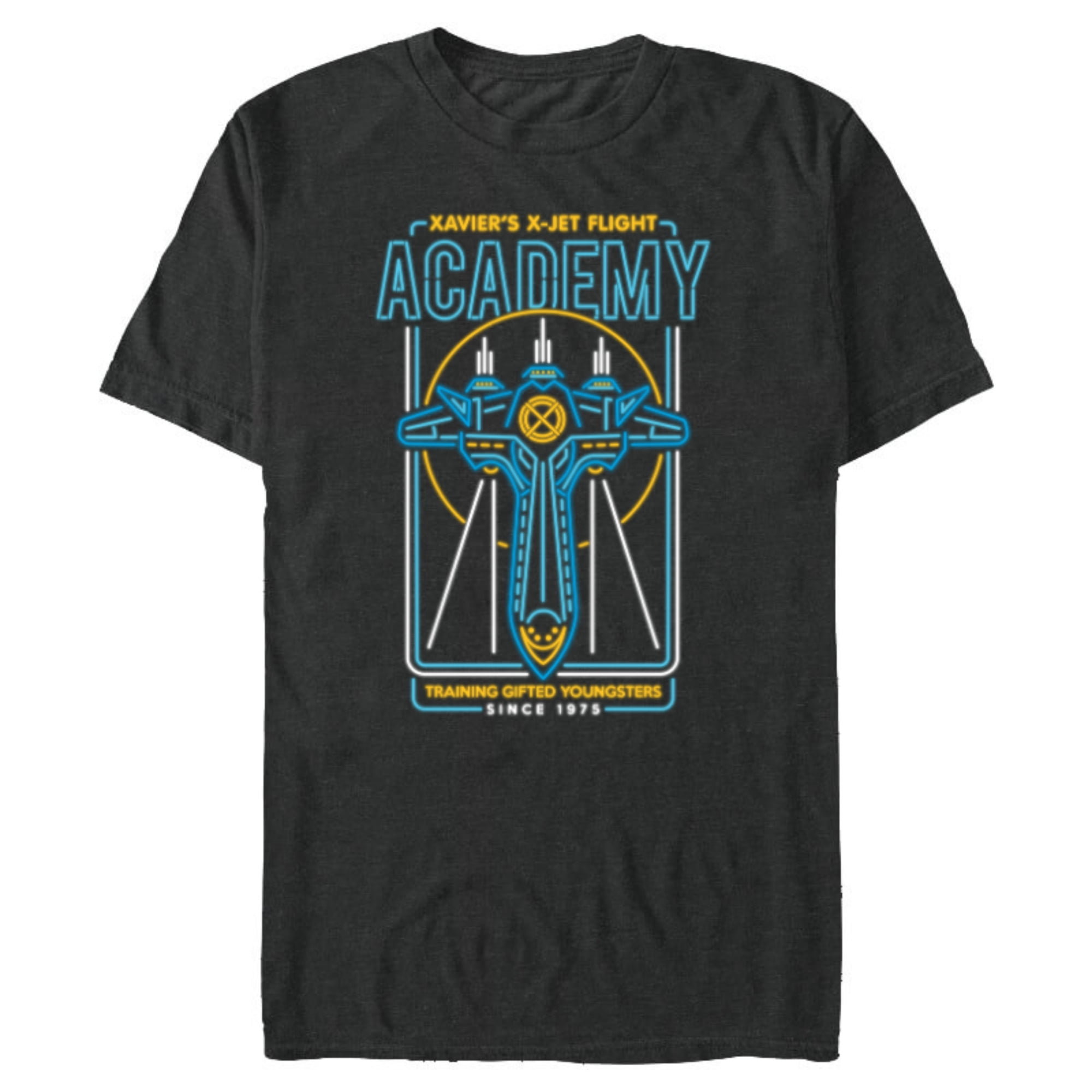 Marvel X-Men Xavier's X-Jet Flight Academy Neon - Short Sleeve Blended ...