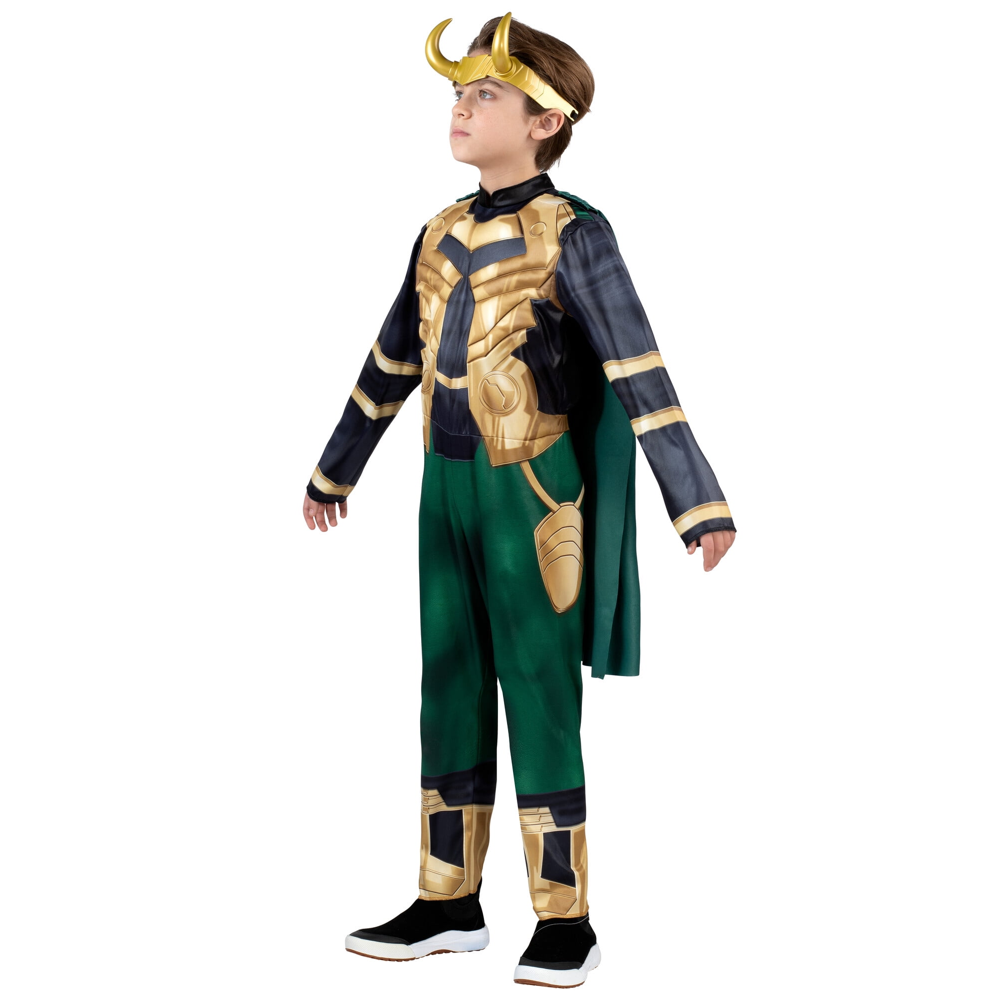 Marvel Youth Loki Unisex or Child Boys Costume - Printed Jumpsuit with ...