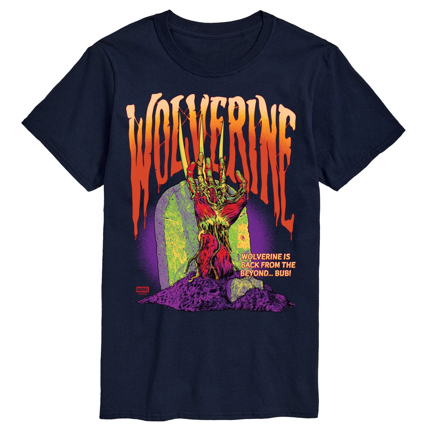 Marvel - Zombie Wolverine - Men's Short Sleeve Graphic T-Shirt ...