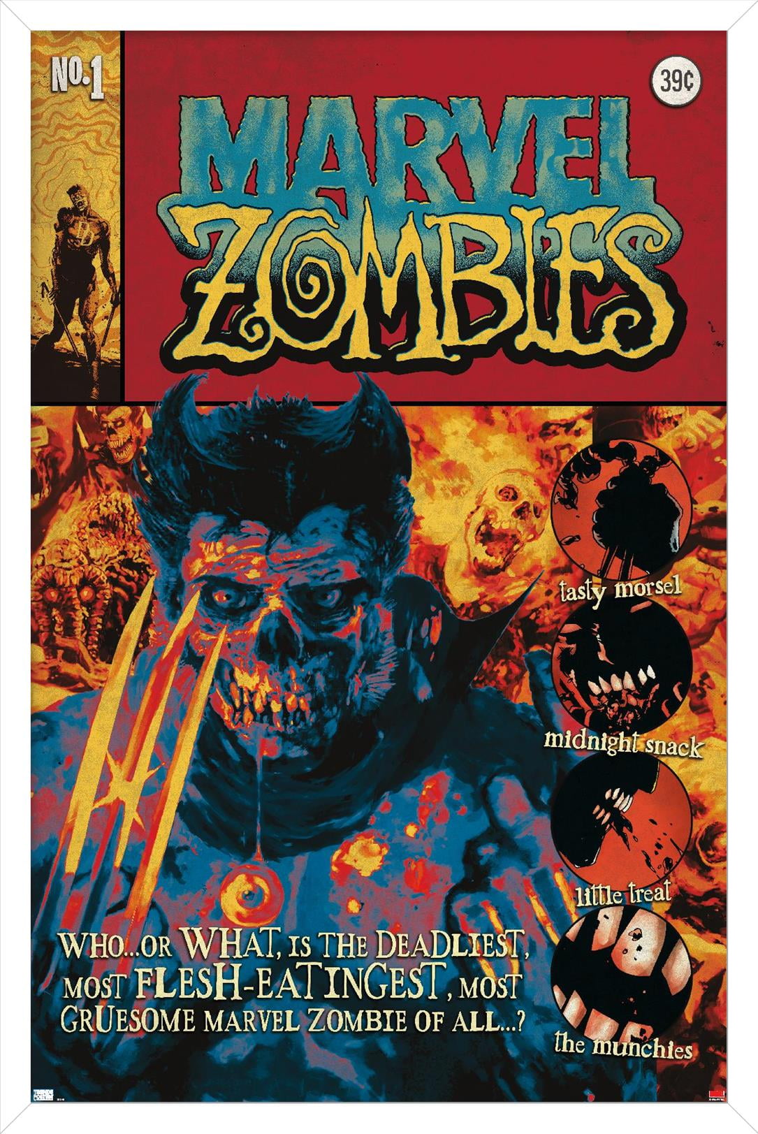 Marvel Zombies - Most Gruesome Marvel Zombie Of All Wall Poster, 22.375 ...