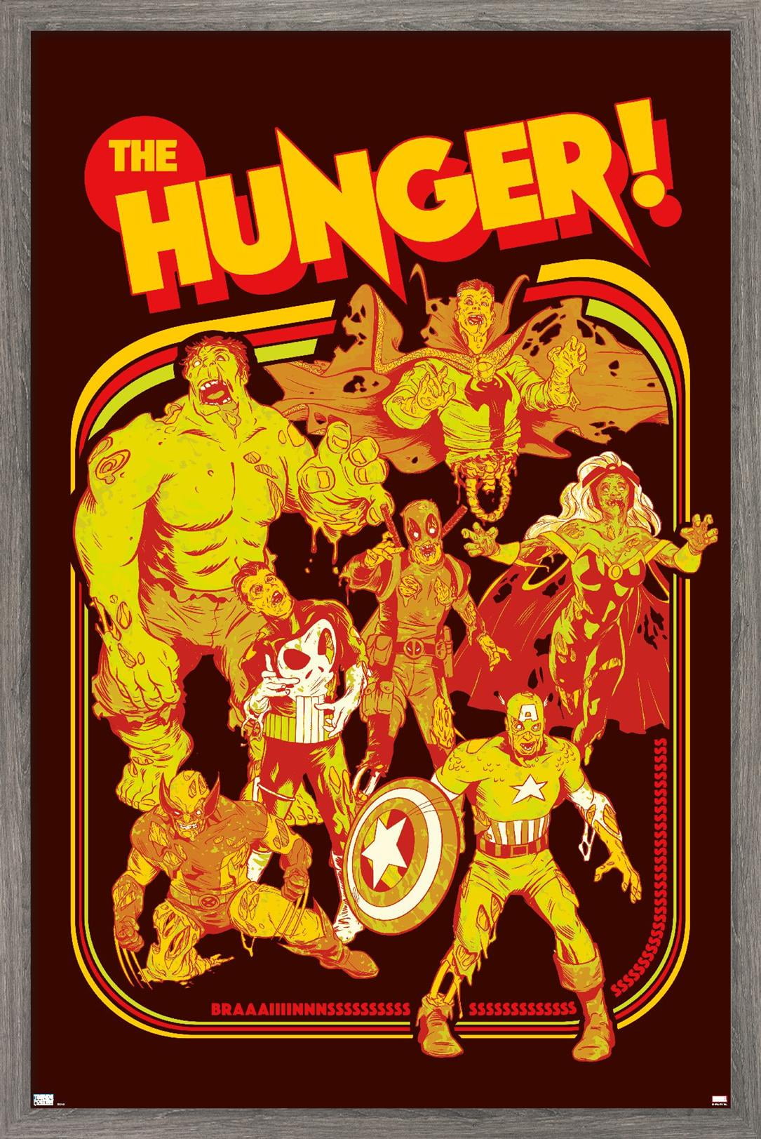 Marvel Zombies - The Hunger Wall Poster, 22.375" x 34" Framed - Walmart.com