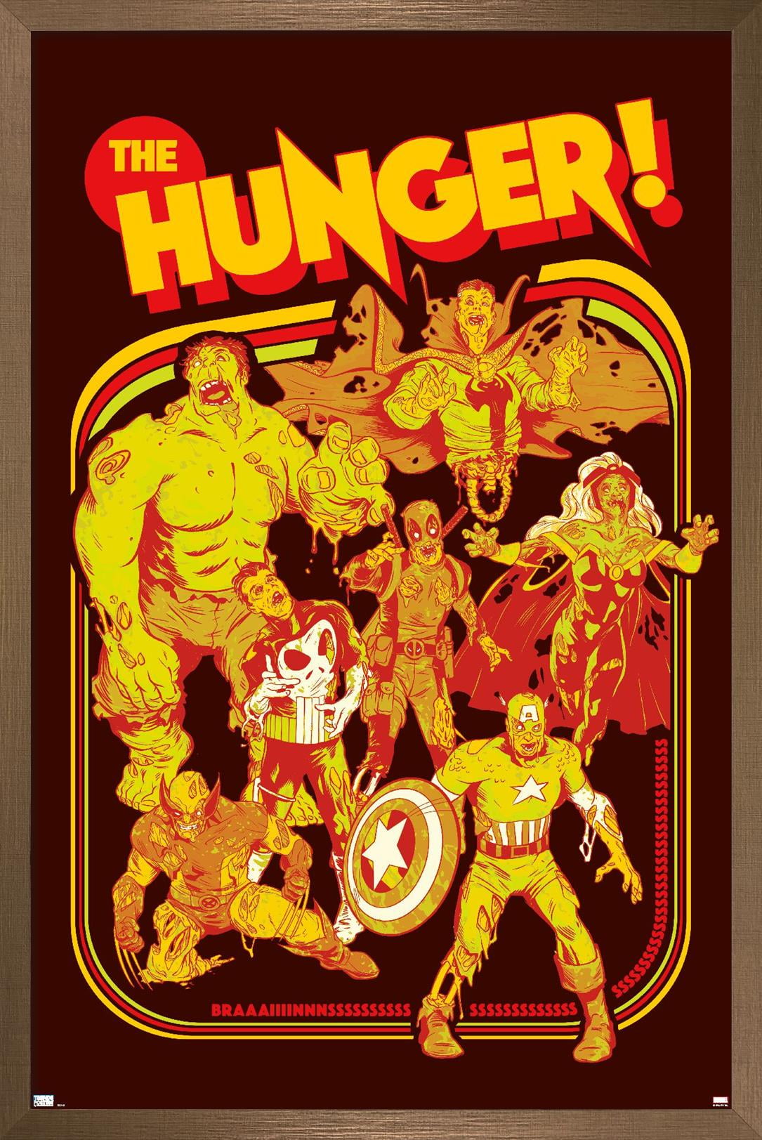Marvel Zombies - The Hunger Wall Poster, 22.375" x 34" Framed - Walmart.com