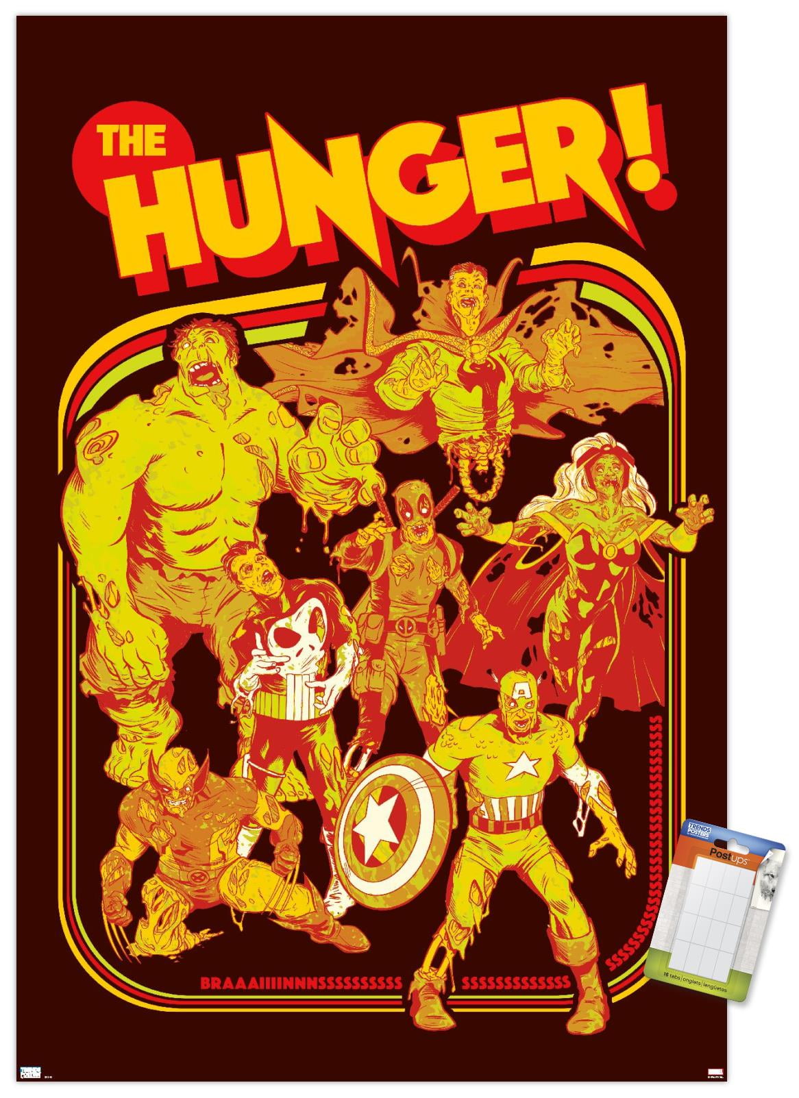Marvel Zombies - The Hunger Wall Poster, 22.375" x 34" - Walmart.com
