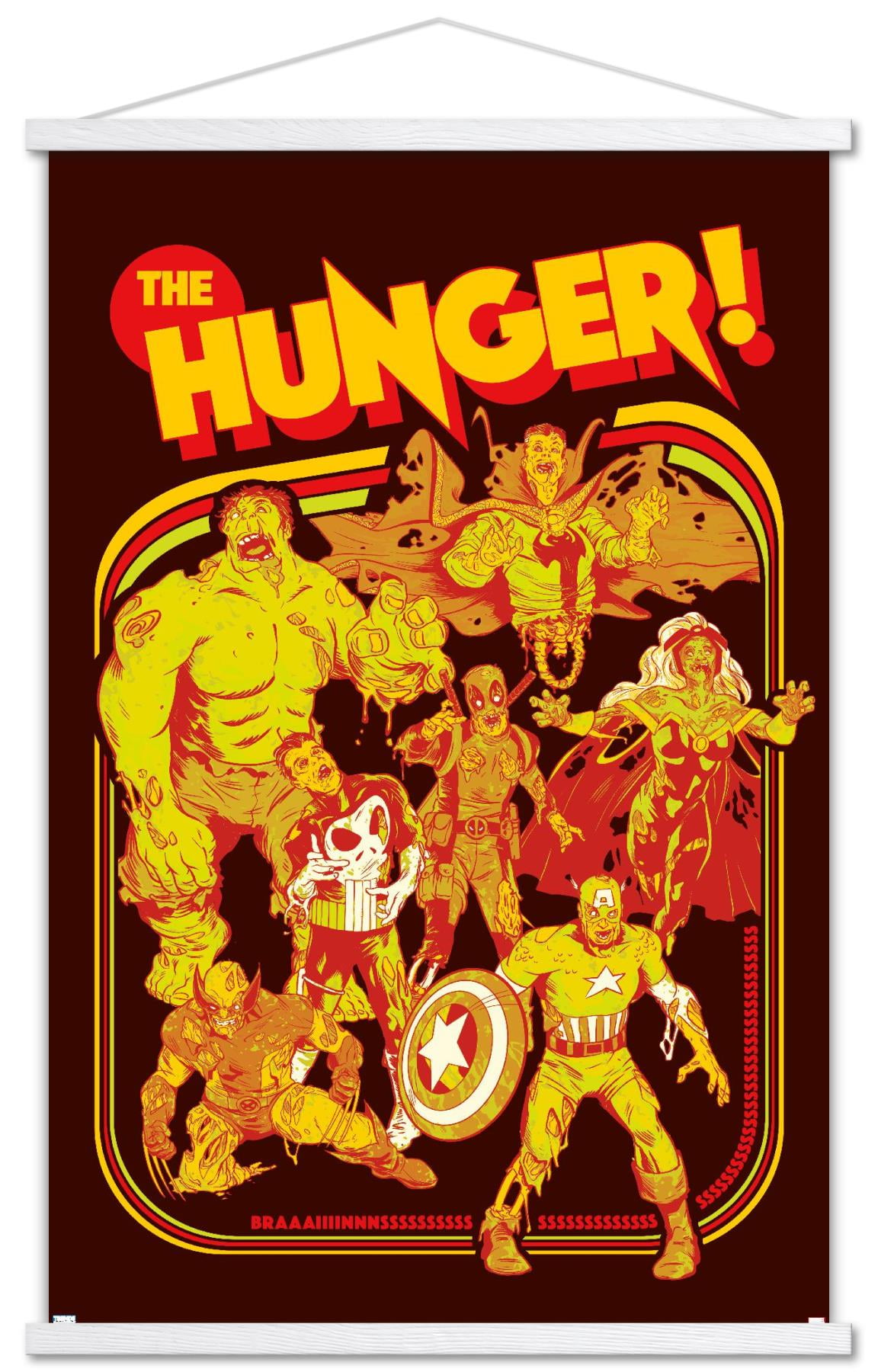 Marvel Zombies - The Hunger Wall Poster with Magnetic Frame, 22.375" x ...