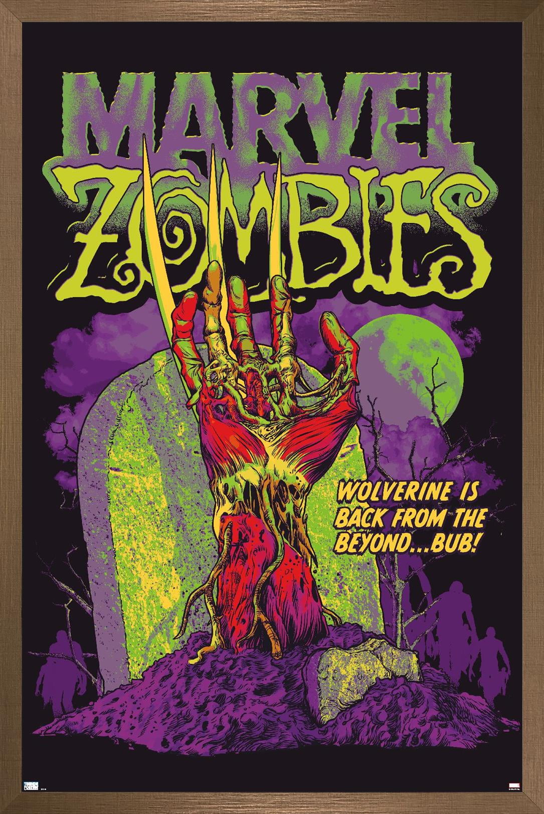 Marvel Zombies - Wolverine Is Back Wall Poster, 22.375" x 34" Framed ...